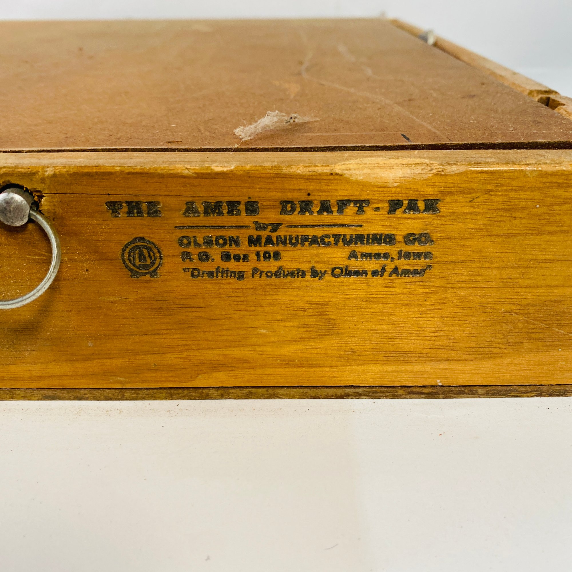 Vintage Ames Drafiting Pax Wooden Drafting Box #19323 | Auctionninja.com