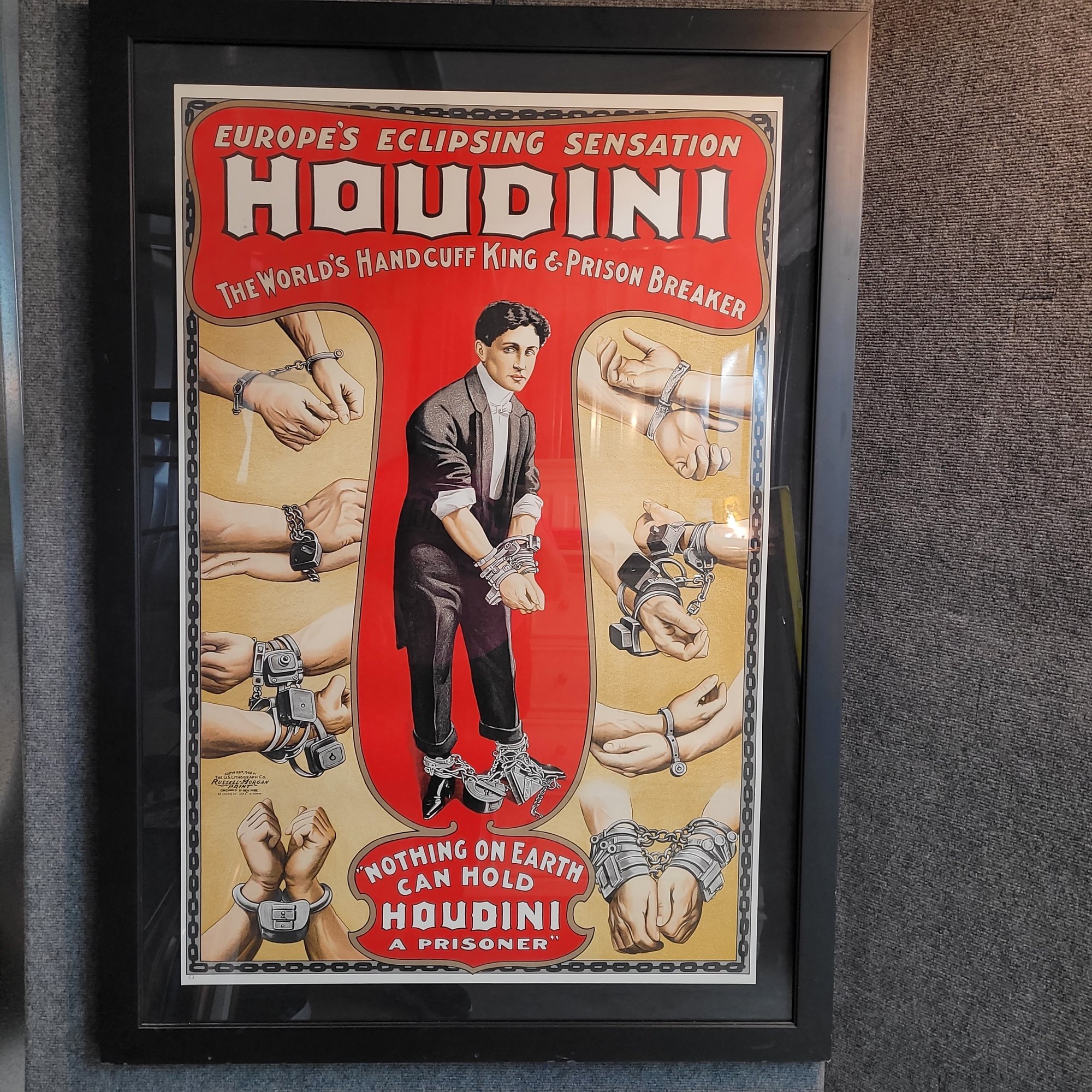 Houdini Lithograph #1261 | Auctionninja.com