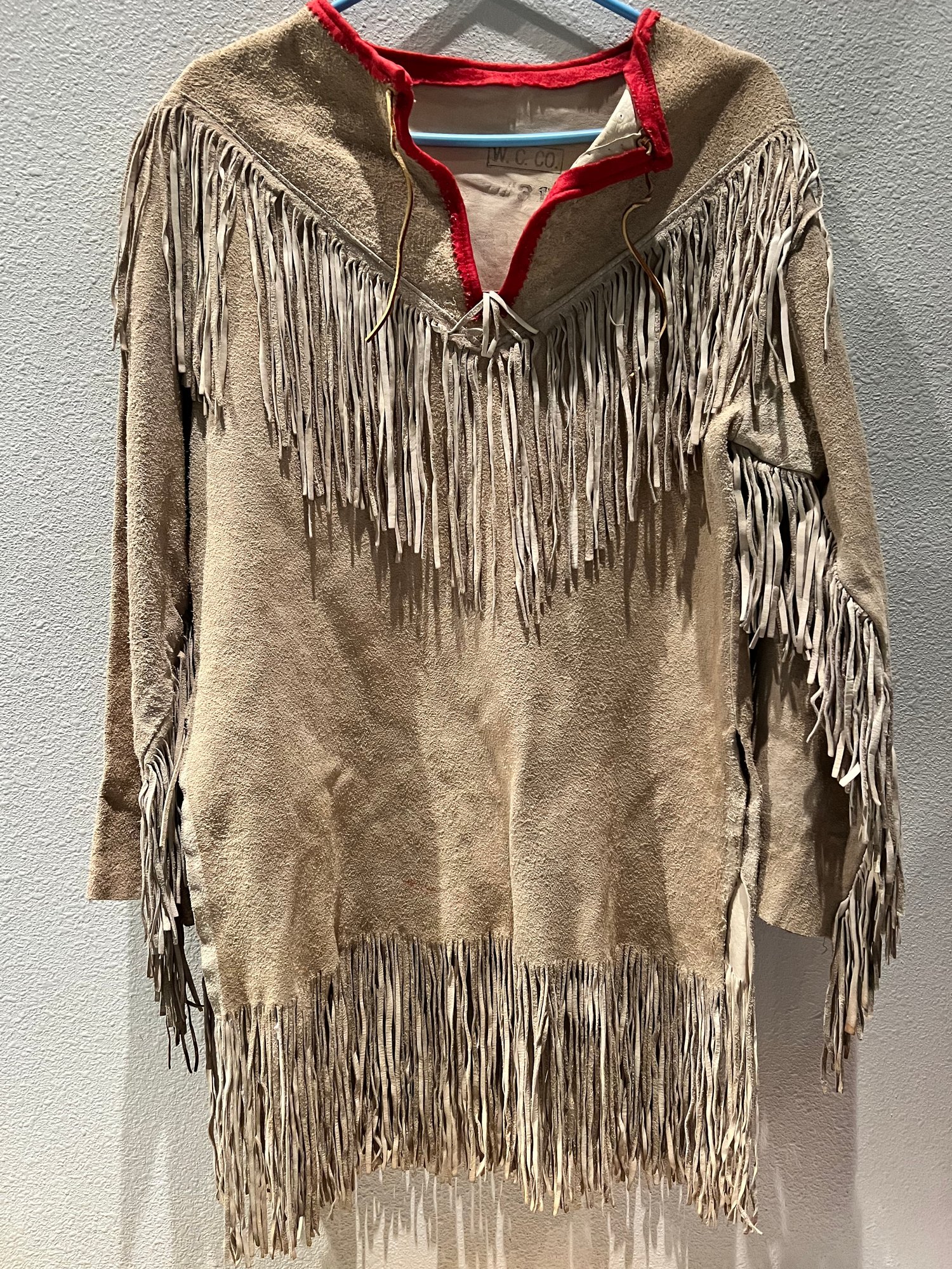 Antique Native American Suede Leather Top #5223 | Auctionninja.com