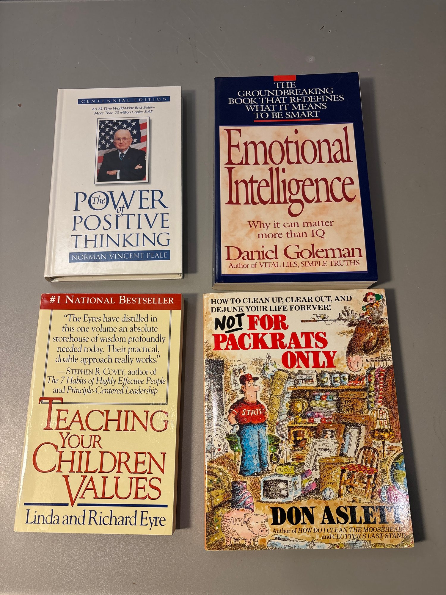 Set Of Four Positive Thinking Books #11879 | Auctionninja.com