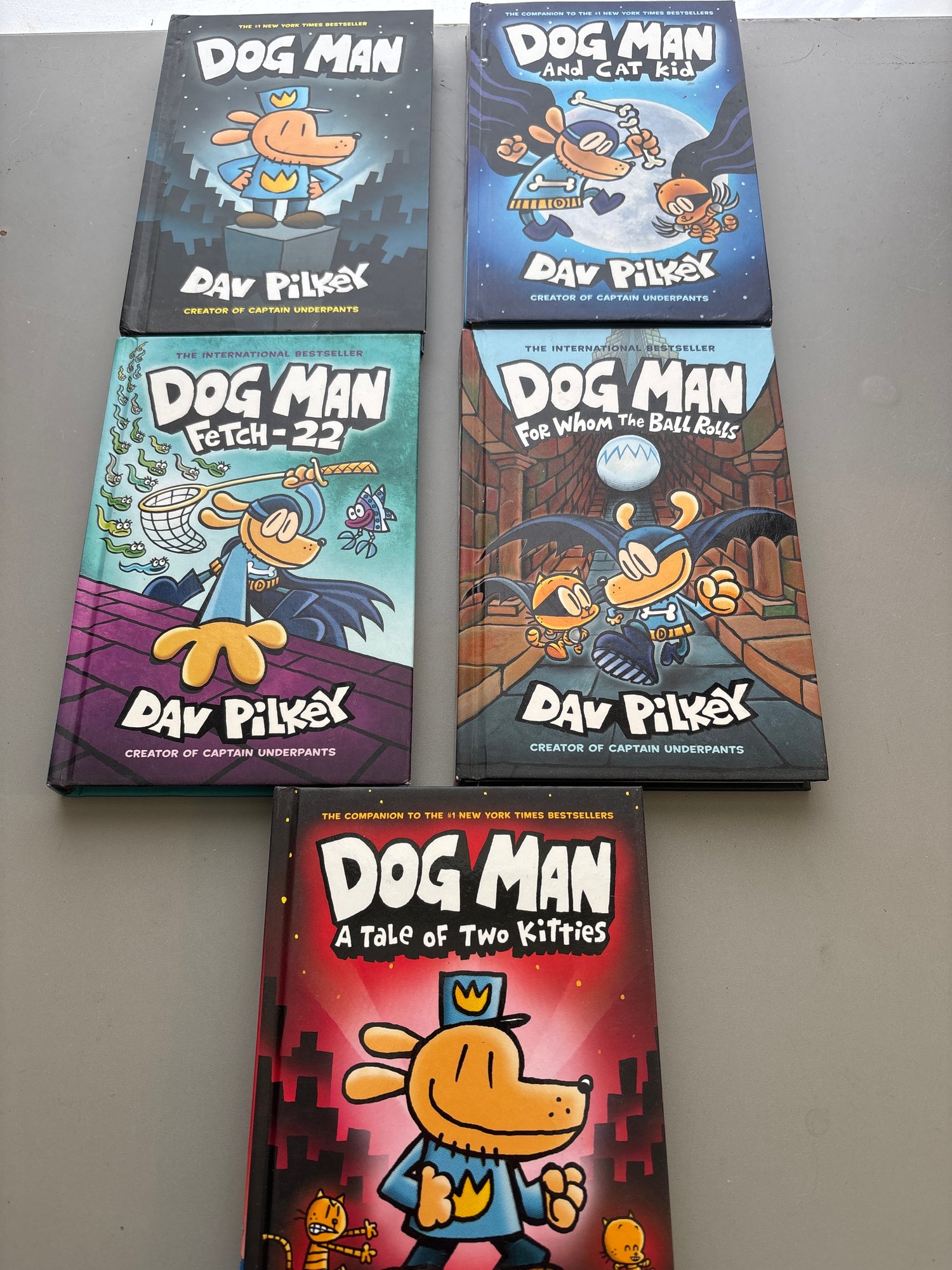 5- Dog Man Books #14969 | Auctionninja.com