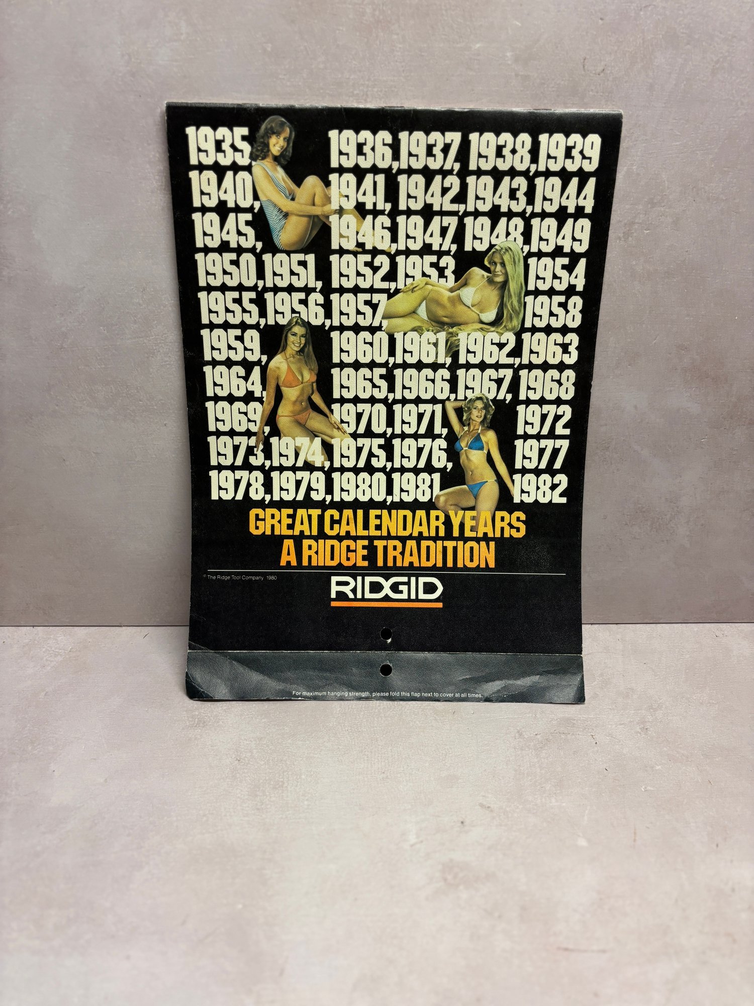 Vintage Rigid Pinup Calendars #3825 | Auctionninja.com