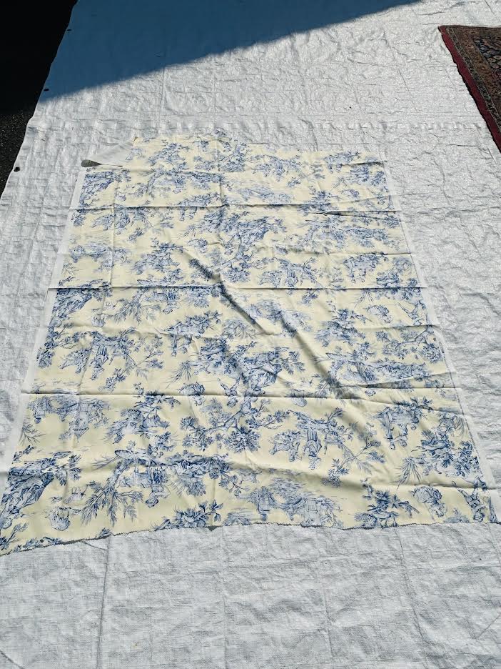 French Tole Fabric 56 X 68, We Ship! #4603 | Auctionninja.com