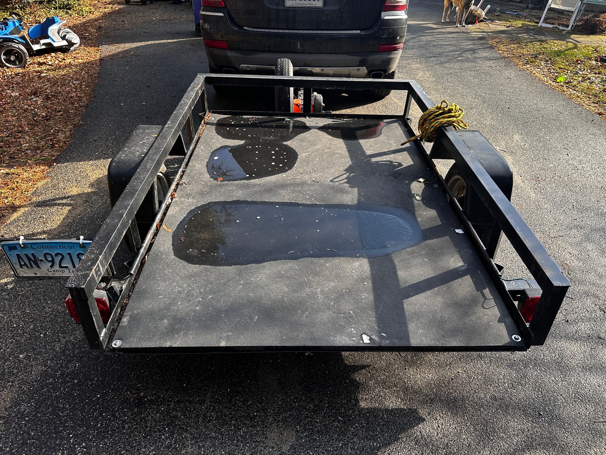 4'x6' Durable Utility Car Trailer With Sturdy Construction ...