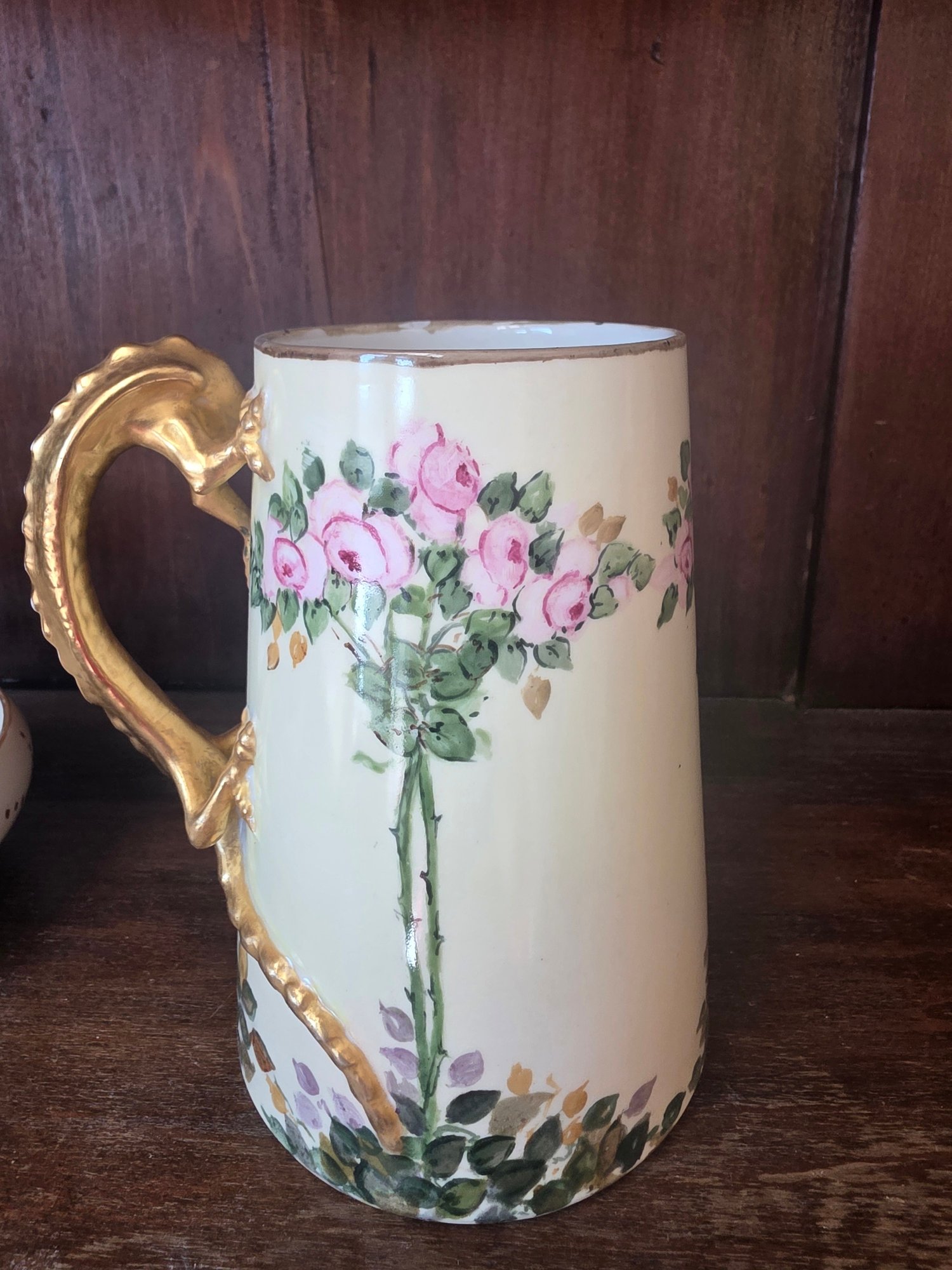 2 Pc. Belleek Handpainted Porcelain Lot #1913 | Auctionninja.com