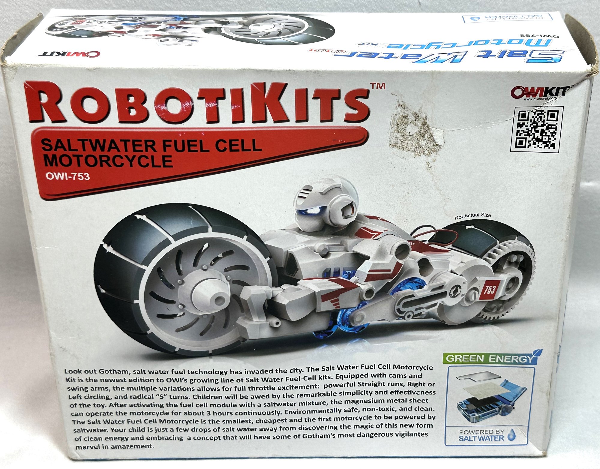 Robotikits Salt Water Fuel Cell Motorcycle #2855 | Auctionninja.com
