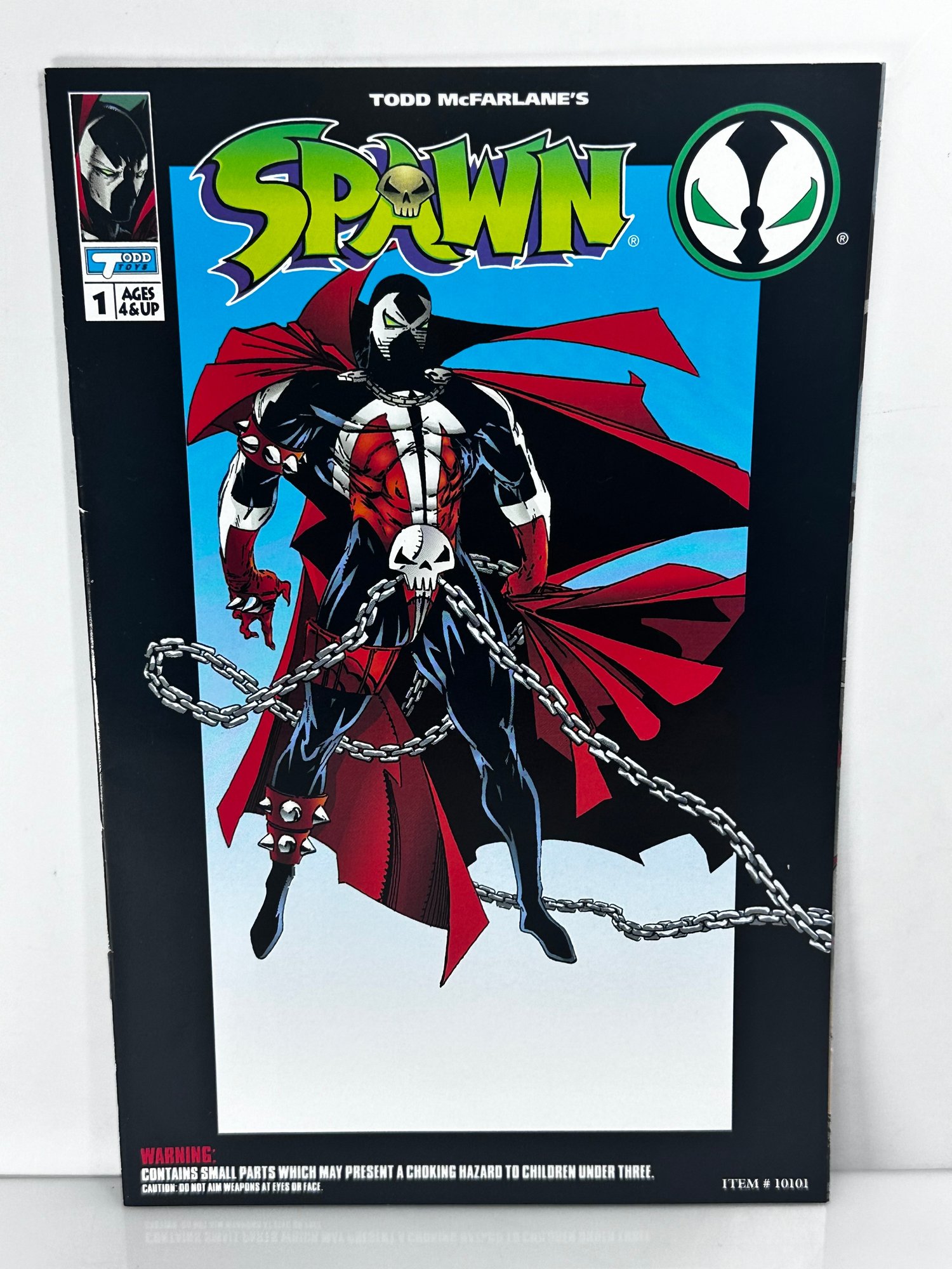 1994 Todd Toys SPAWN #1 Action Figure Comic #11464 | Auctionninja.com