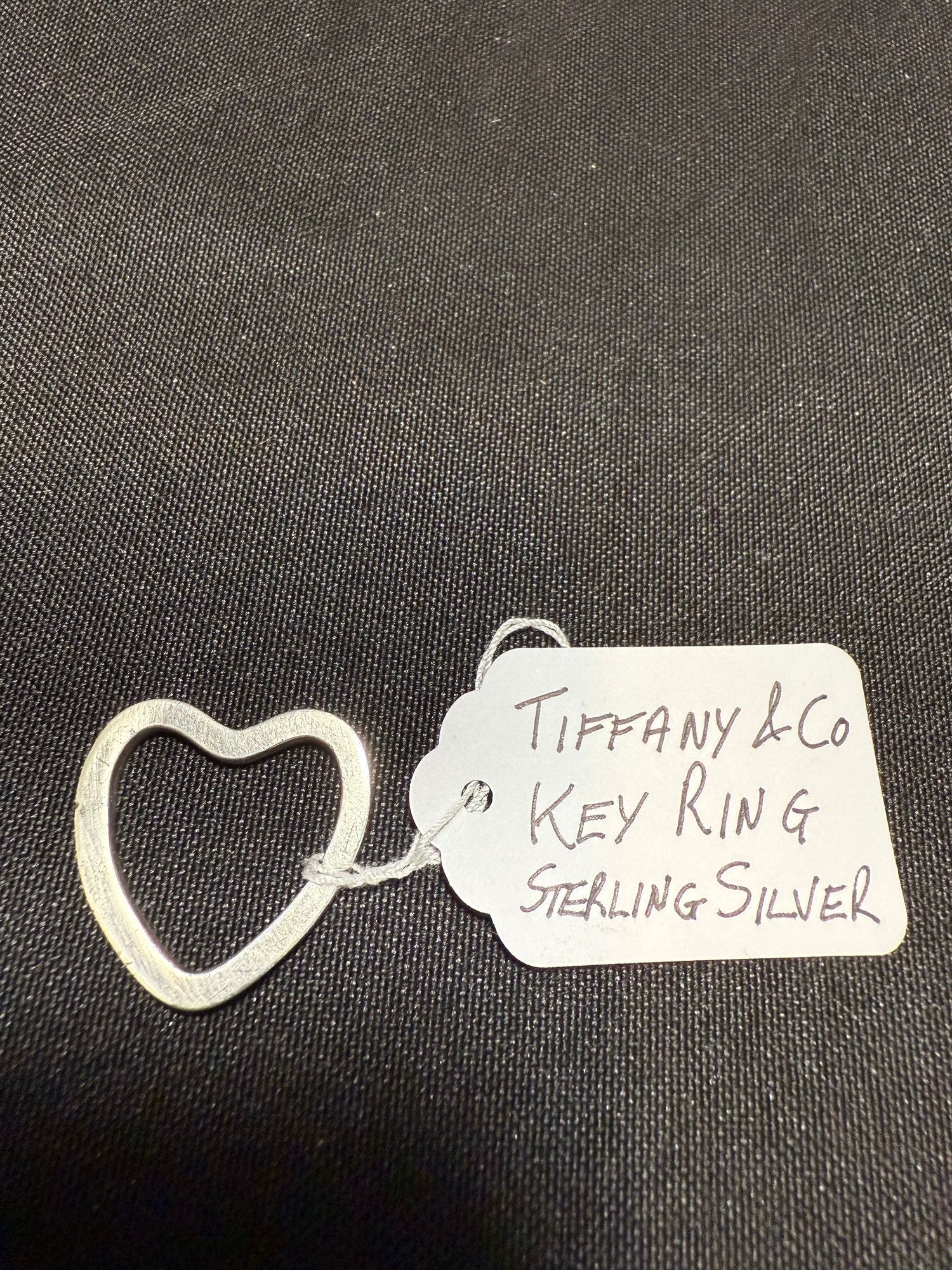 Tiffany & Co Key Ring Sterling Silver #38360 | Auctionninja.com