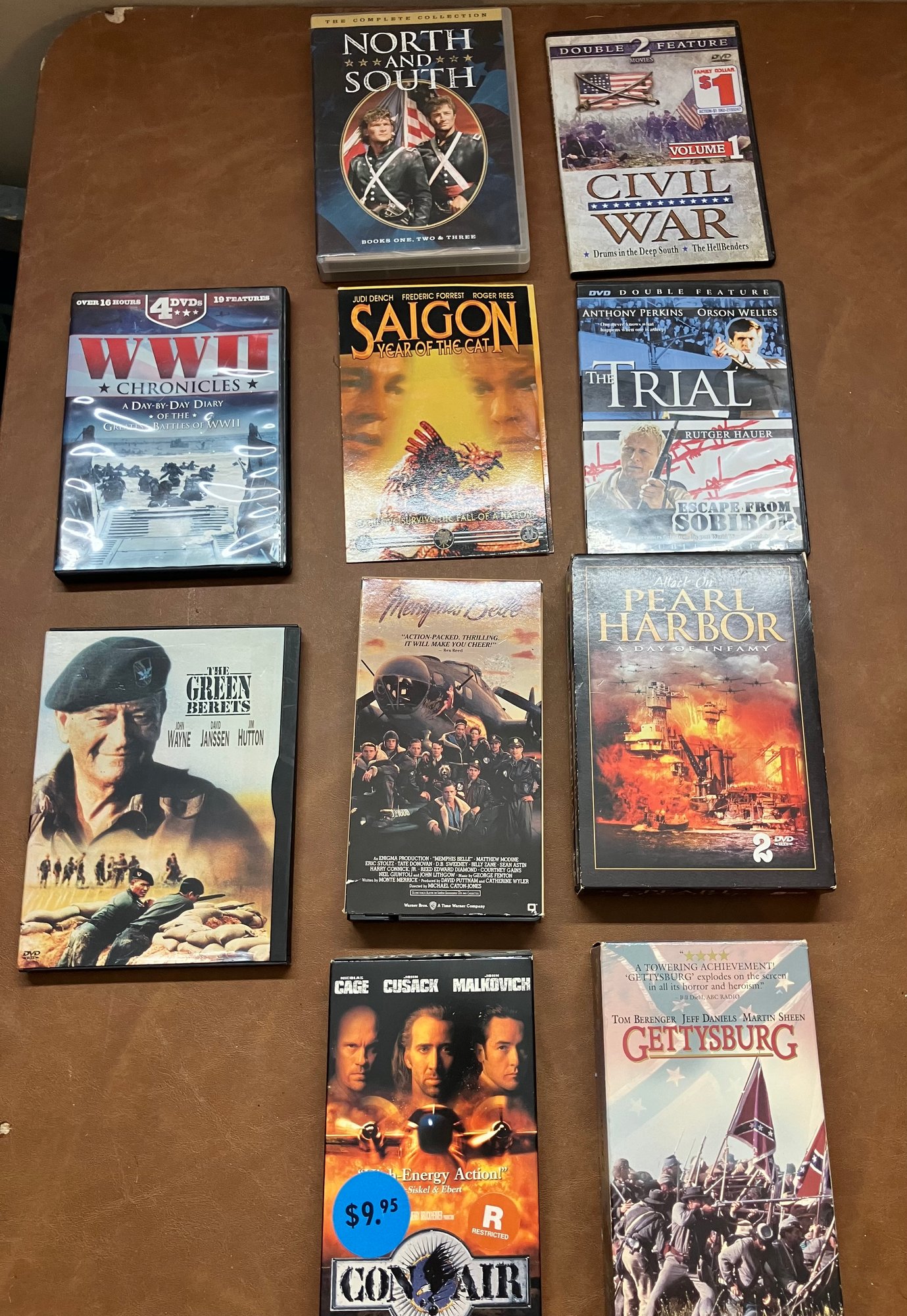 Assorted Lot Of Military VHS And DVDs #32423 | Auctionninja.com