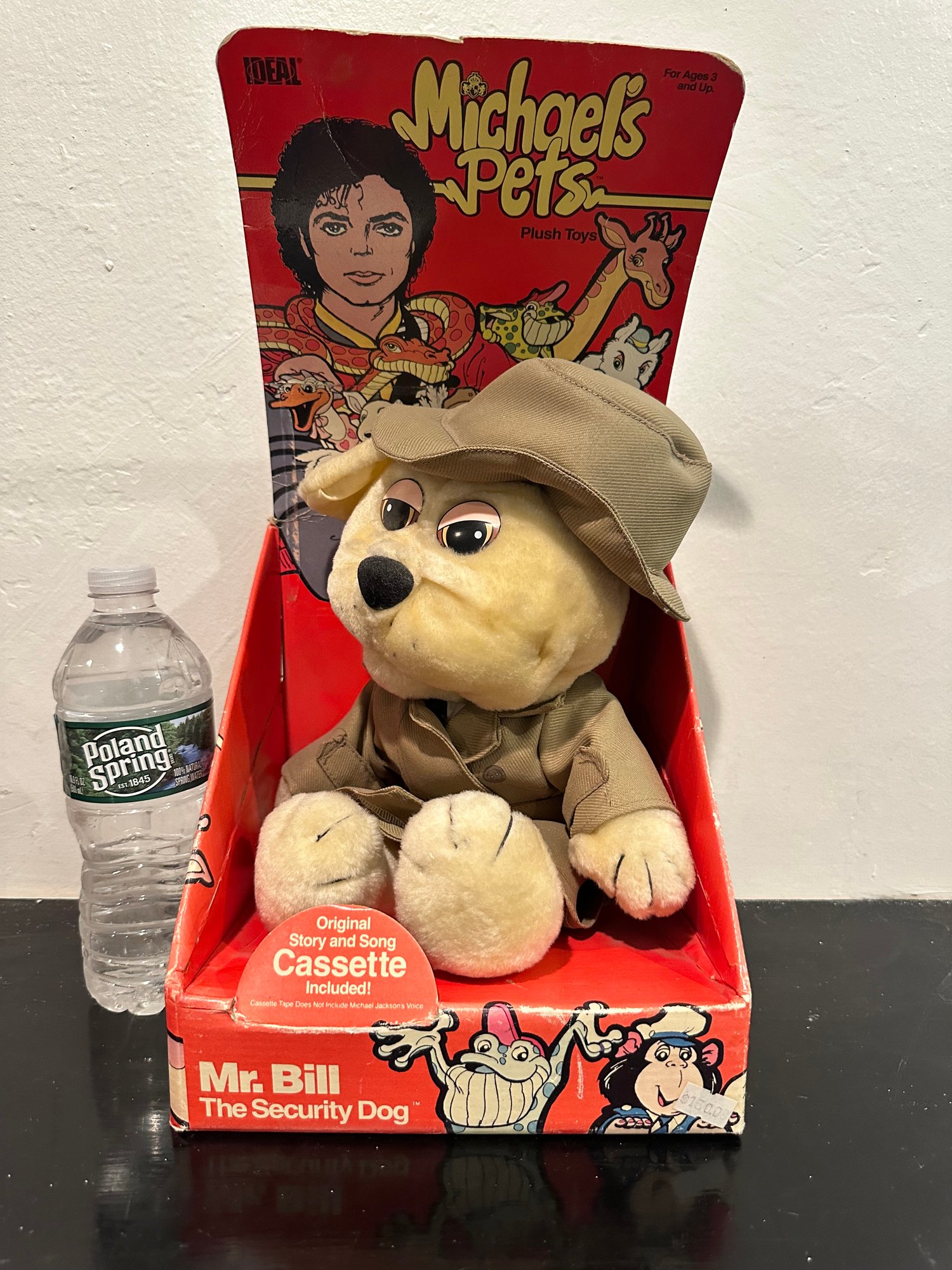 VINTAGE 1987 IDEAL MICHAEL JACKSON MICHAEL'S PETS MR. BILL THE SECURITY ...