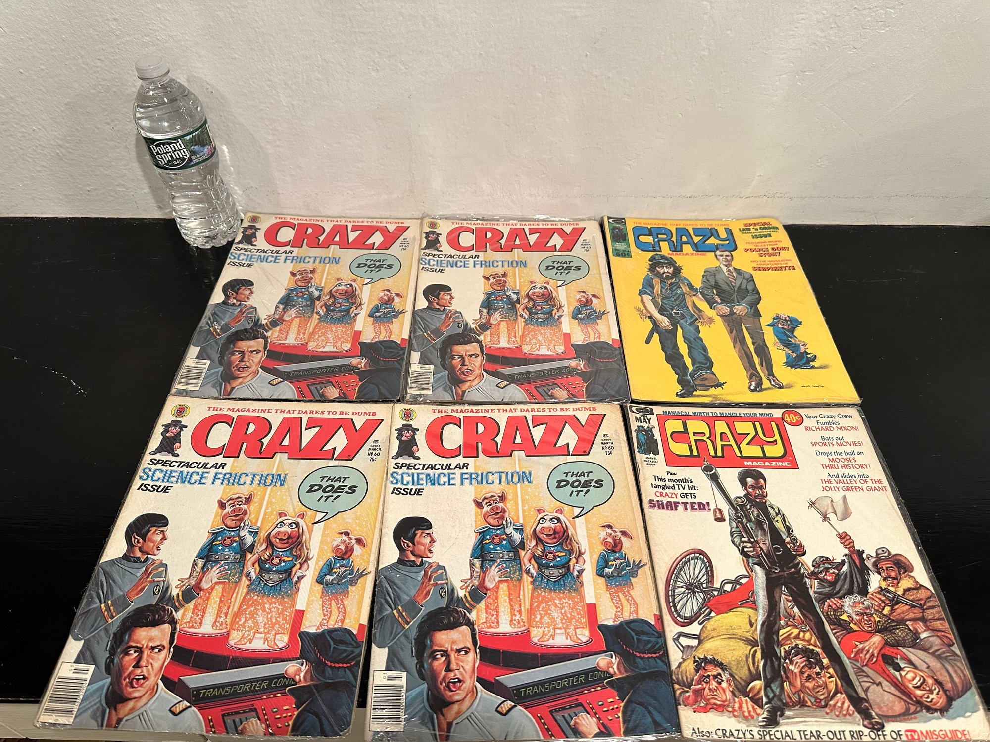Assorted Lot Of Six CRAZY Comic Books #31262 | Auctionninja.com