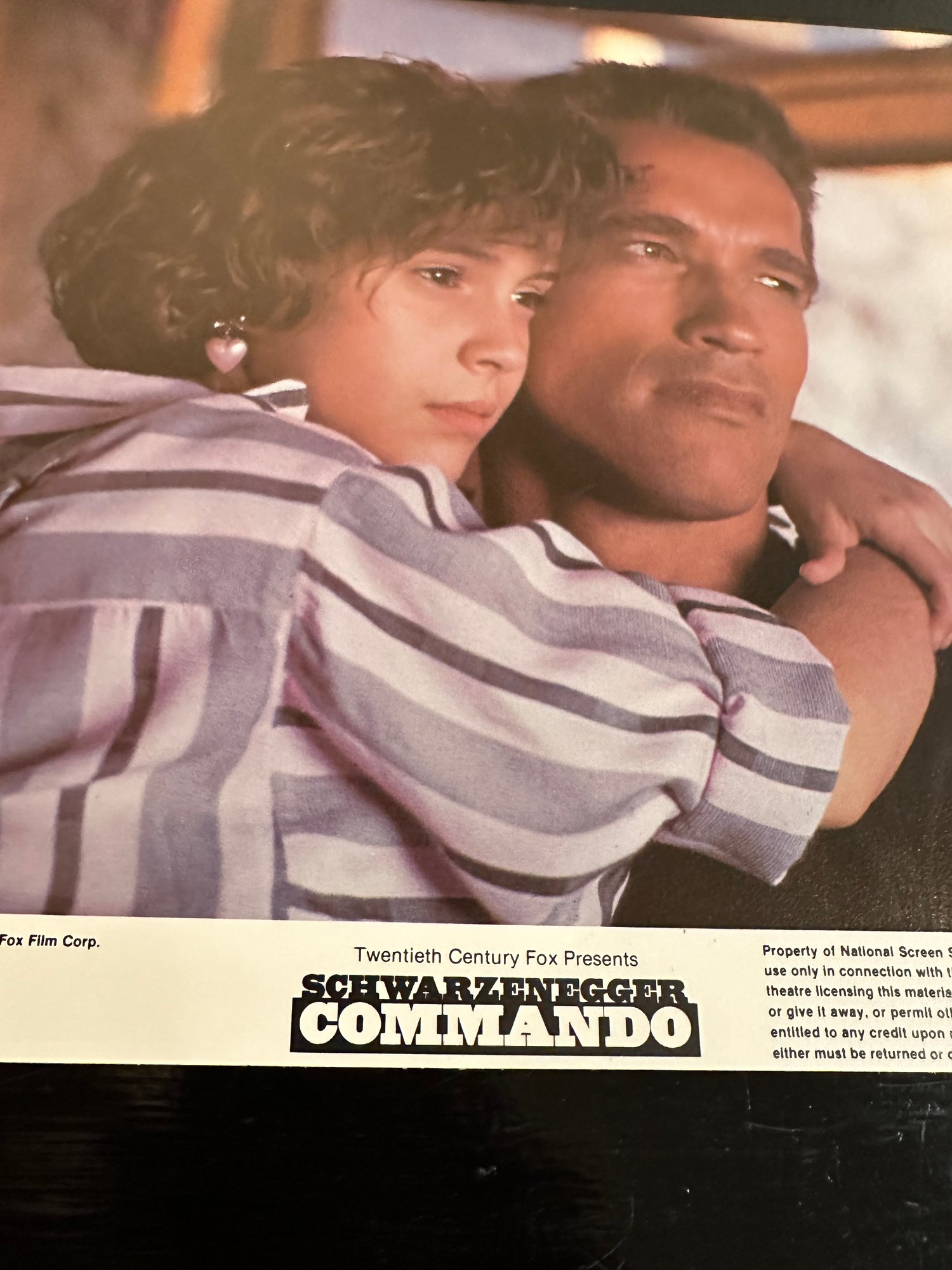 ARNOLD SCHWARZENEGGER VERNON WELLS COMMANDO 1985 VINTAGE LOBBY CARDS ...