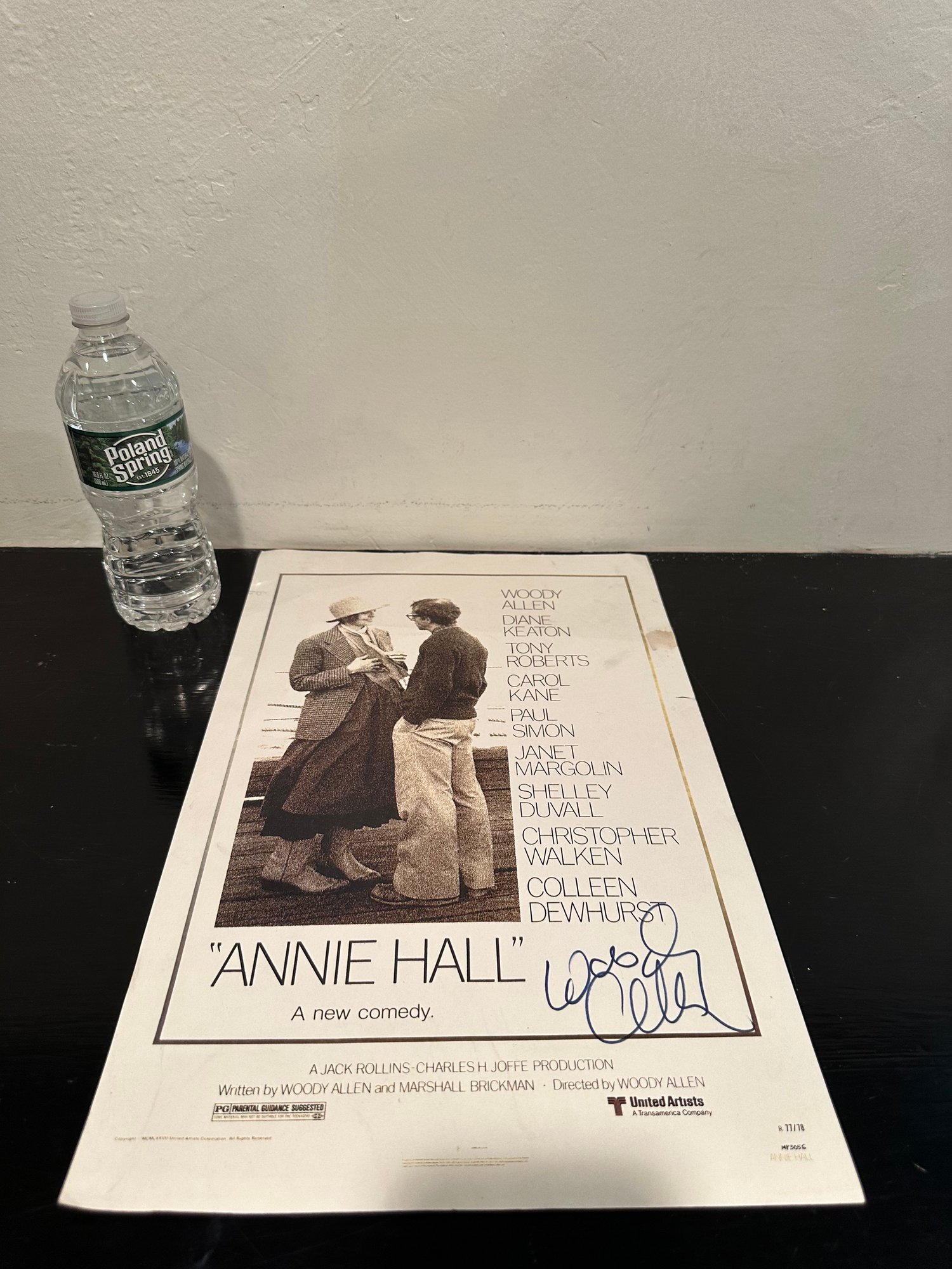 Signed Woody Allen Signed Annie Hall Poster #31326 | Auctionninja.com