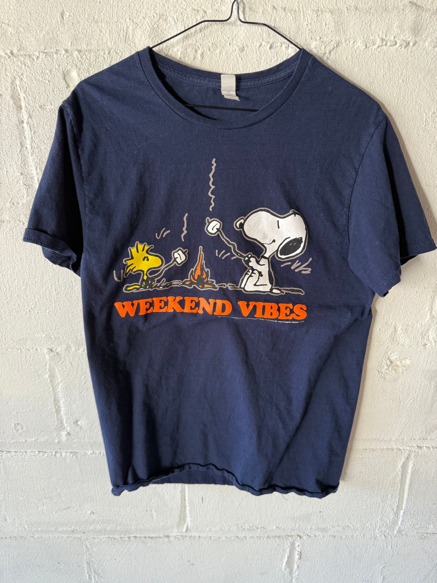 Medium Peanuts/Snoopy With Woodstock Fruit Of The Loom Women's T Shirt ...