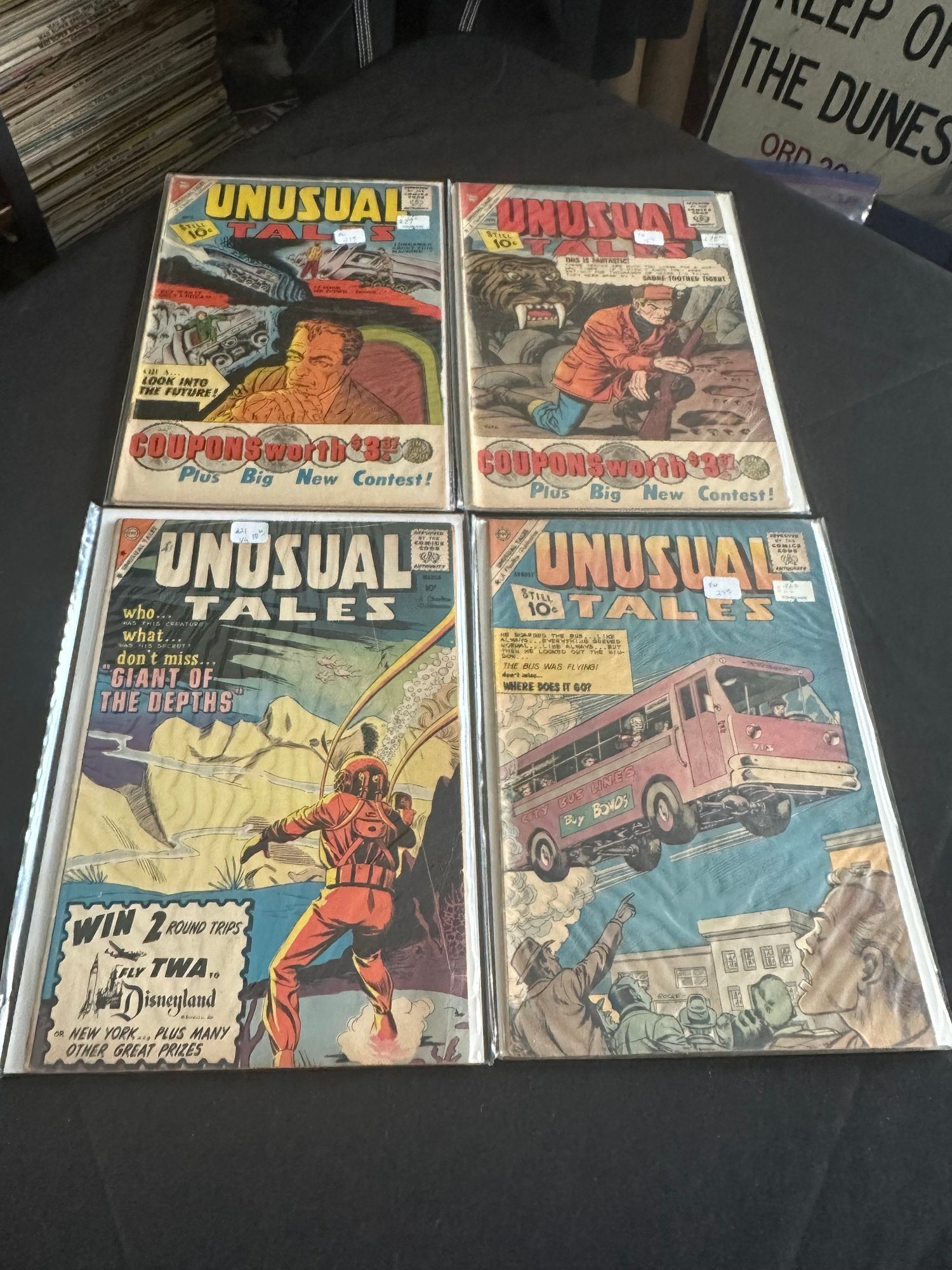 Assorted Lot Of Vintage Unusual Tales 10 Cent Comic Books #30841 ...