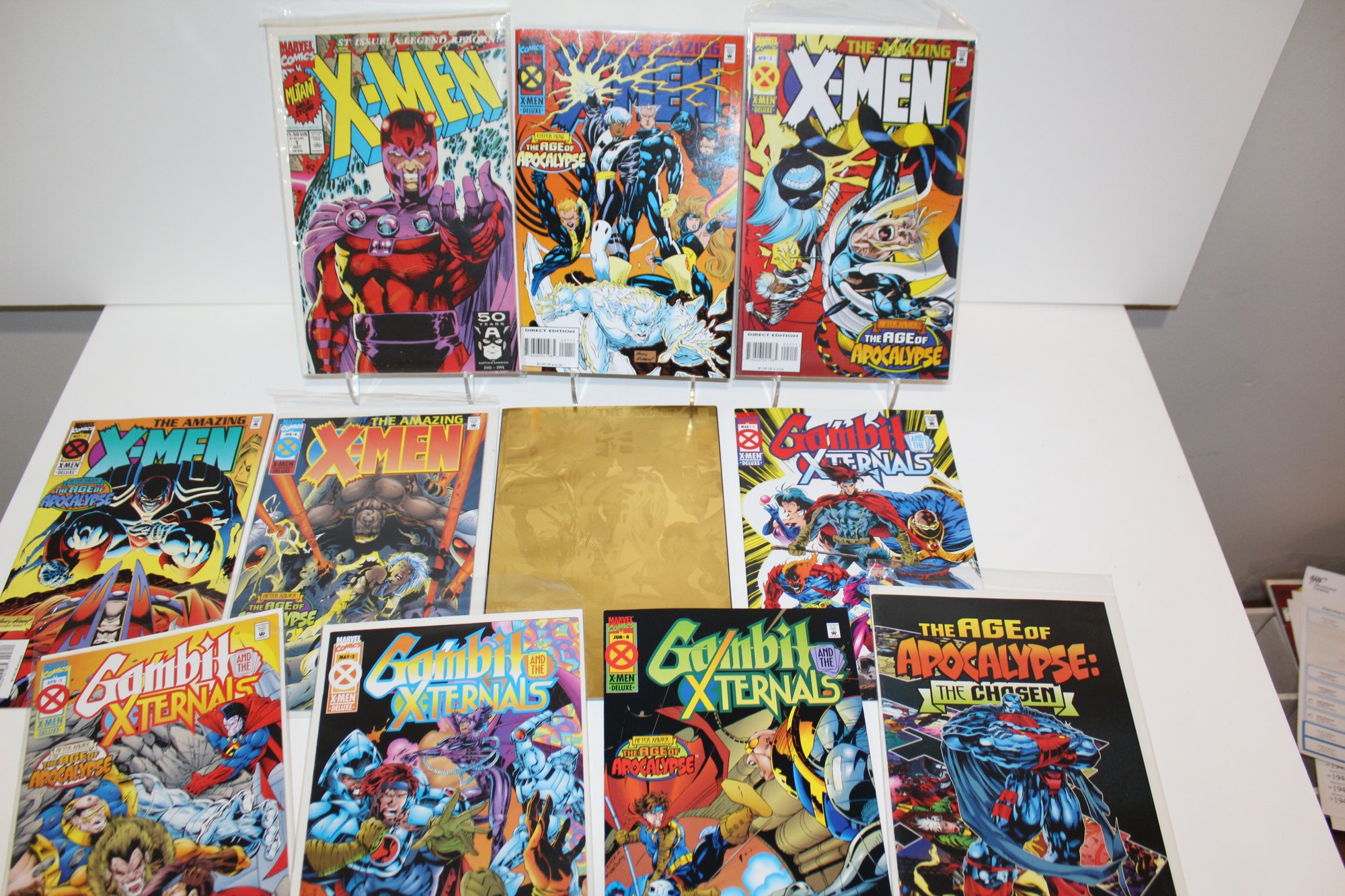 11 Marvel X- Men Comics & Gambit & The Xternals - Amazing X- Men #1-4 ...