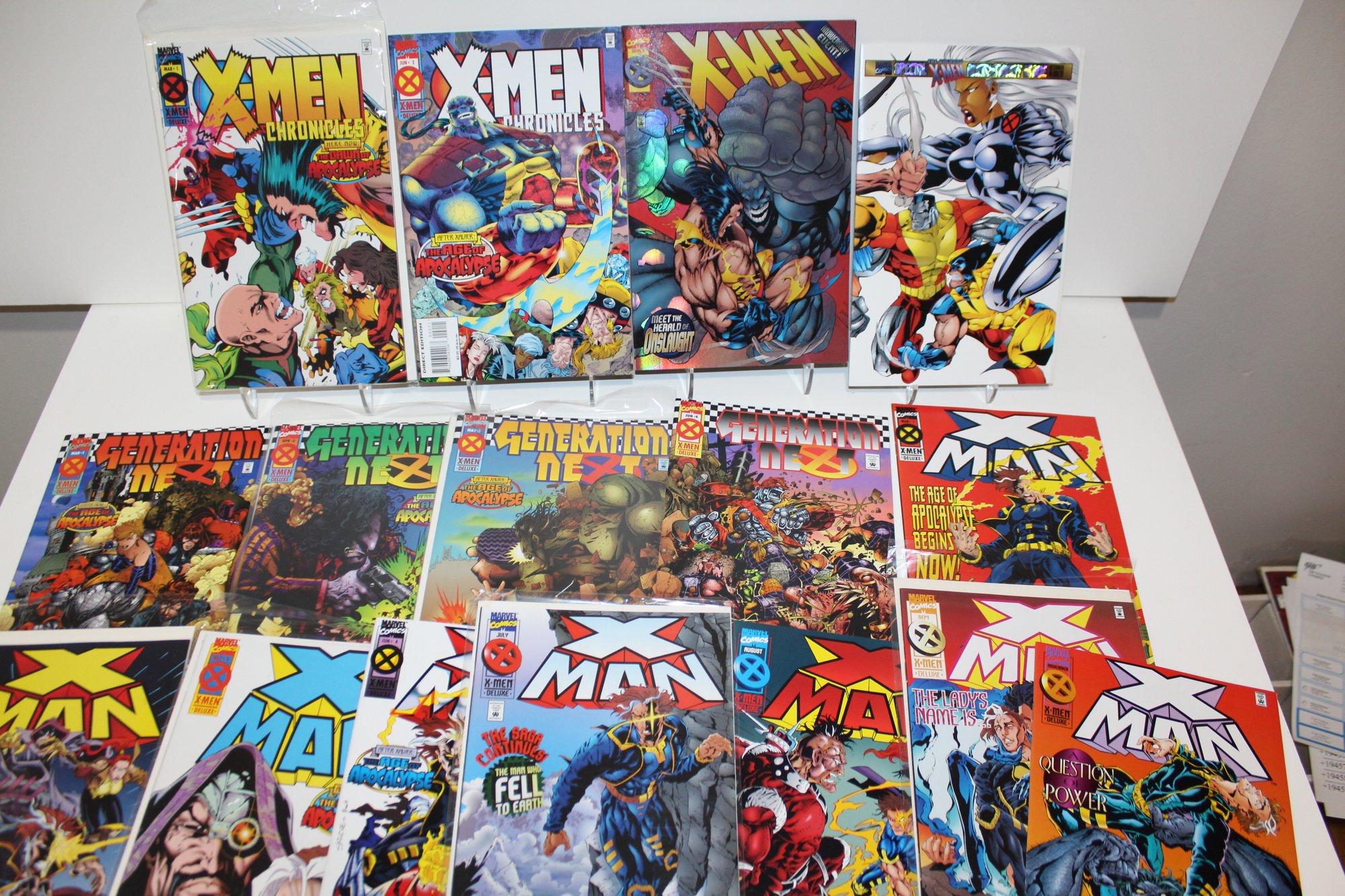 16 Marvel Comics - X-Man #1-#4, Generation Next, X-Men Chronicles ...