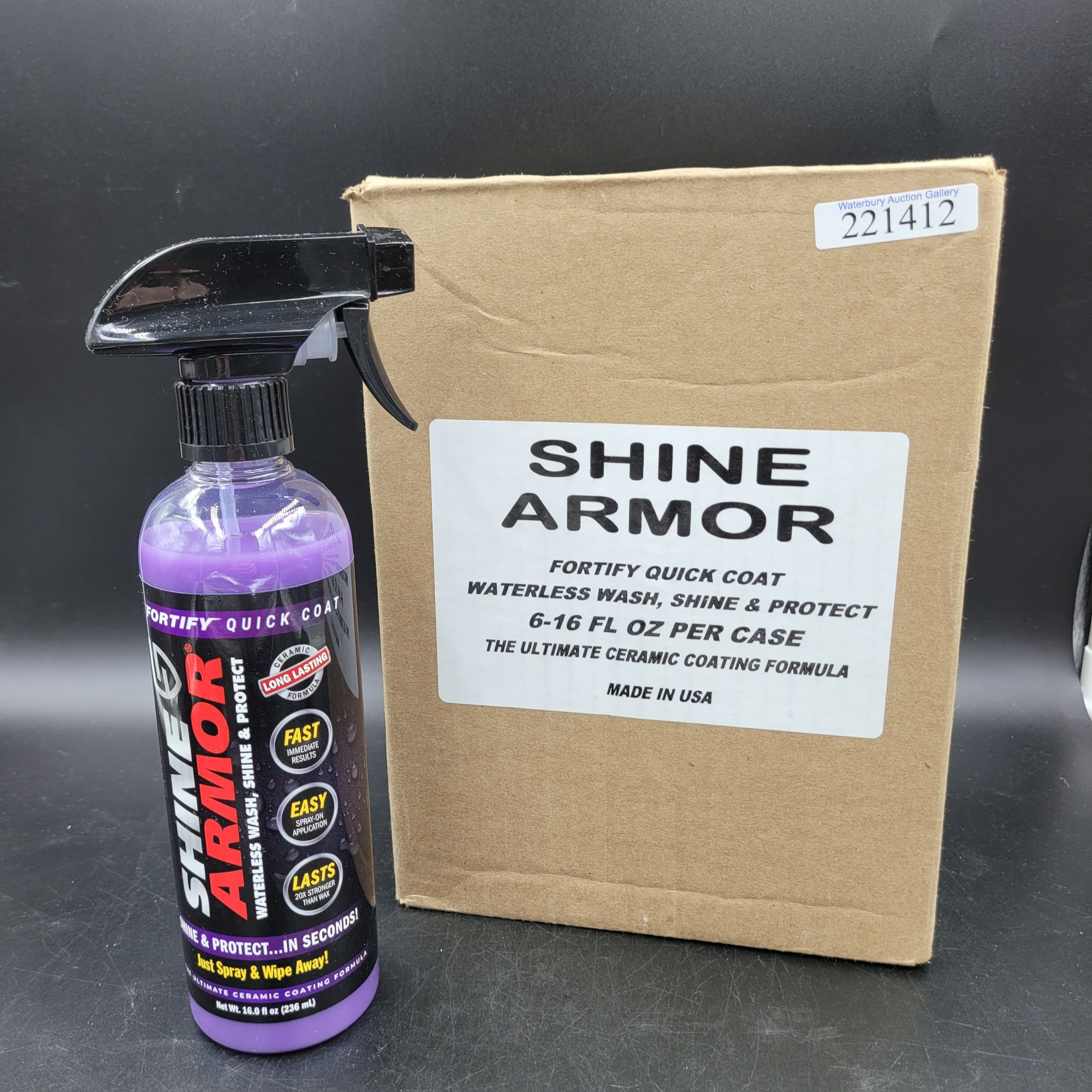 Case Of 6 Bottles Of 16 Fl Oz Shine Armor Fortify Quick Coat #221412 ...