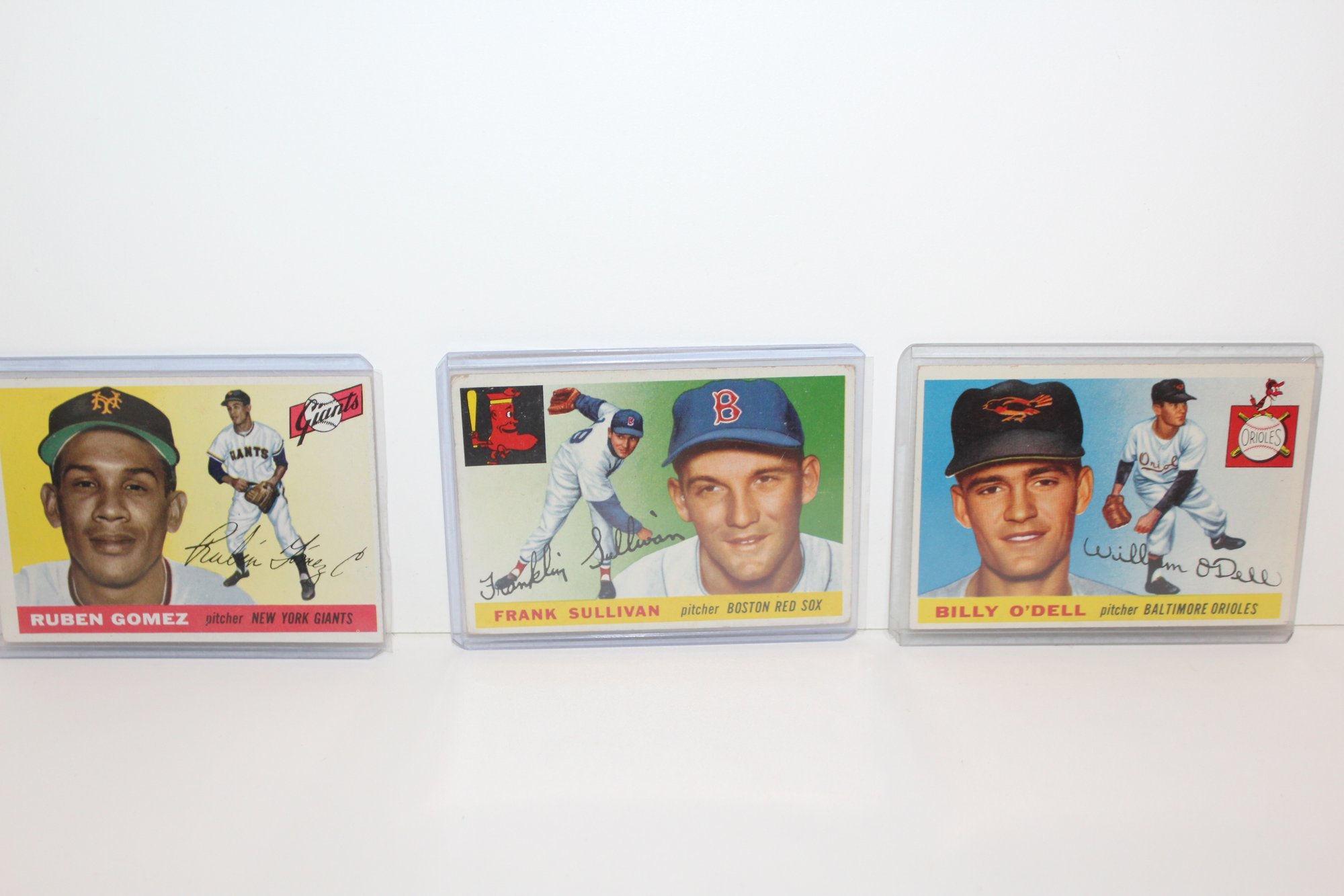 1955 Topps Billy O'Dell- Ruben Gomez- Frank Sullivan #200424 ...