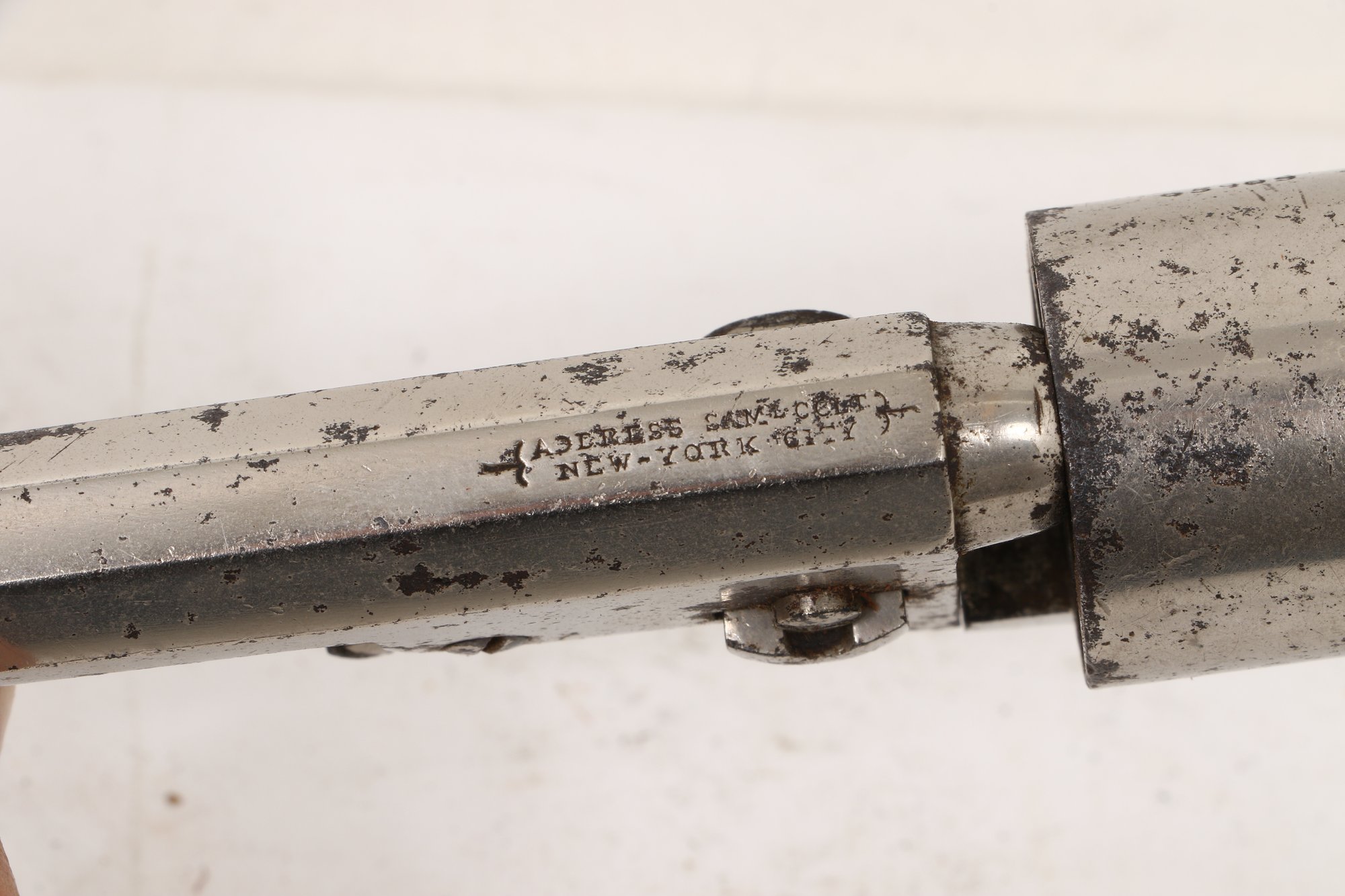 Circa 1850's Samuel Colt Revolver With Antique Leather Holster #196383 ...