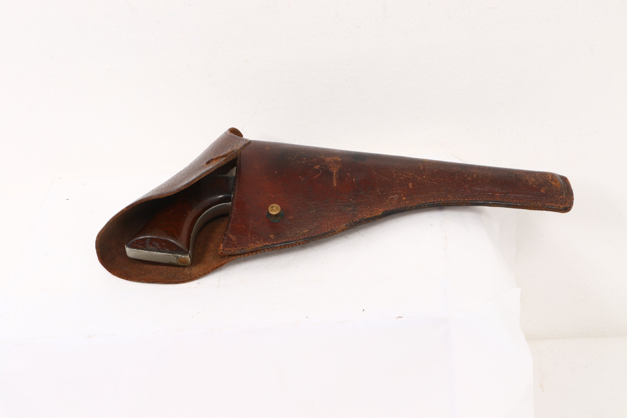 Circa 1850's Samuel Colt Revolver With Antique Leather Holster #196383 ...