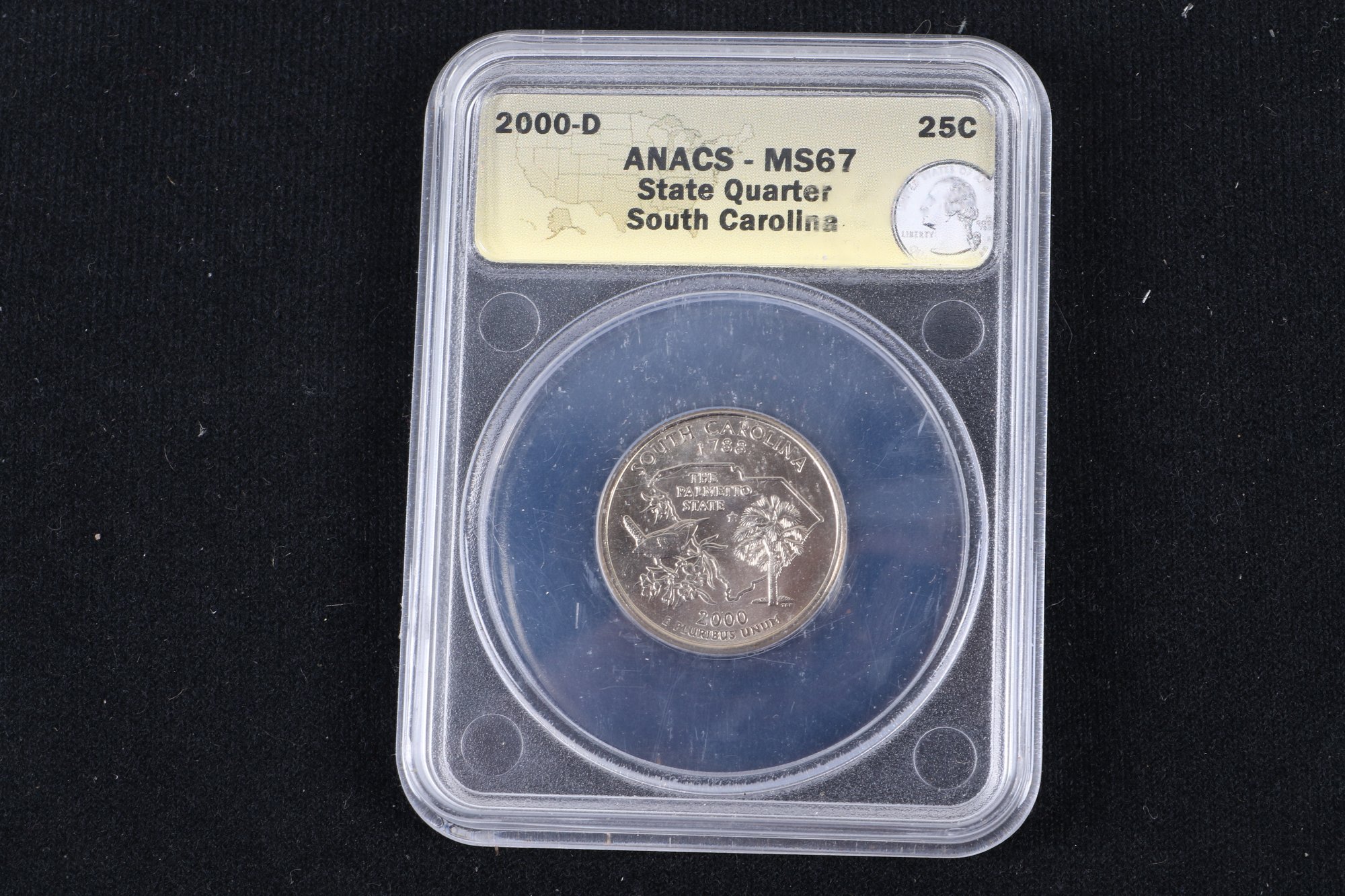 Group Of Two US 25c Graded Coins ANACS #210962 | Auctionninja.com