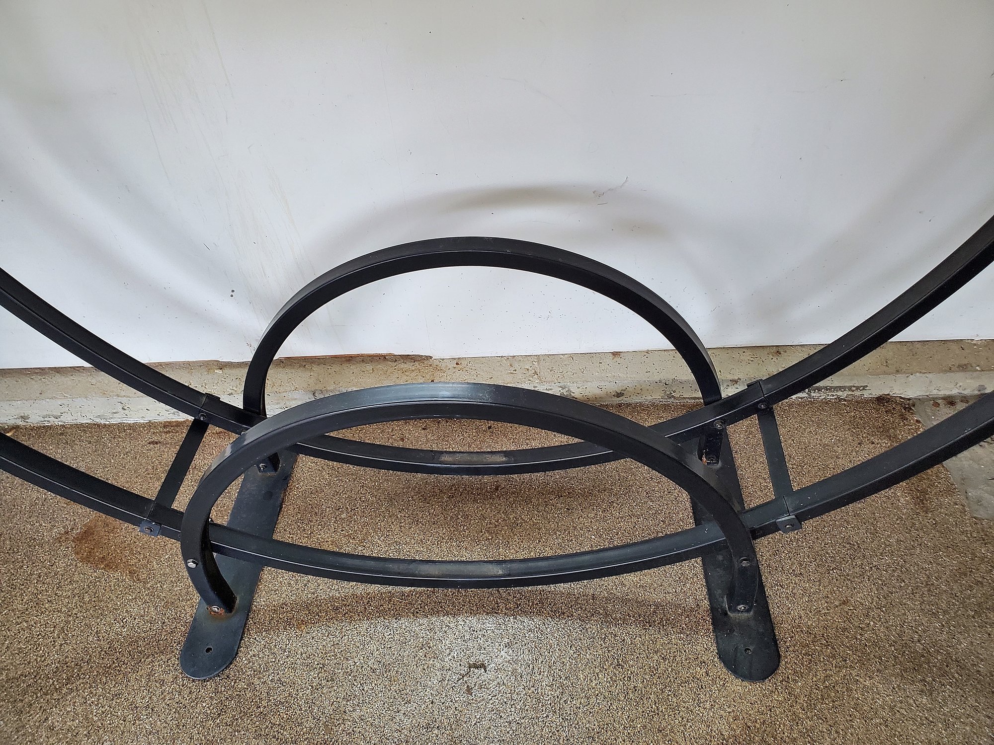 Contemporary Metal Fire Wood Log Rack #166044 | Auctionninja.com
