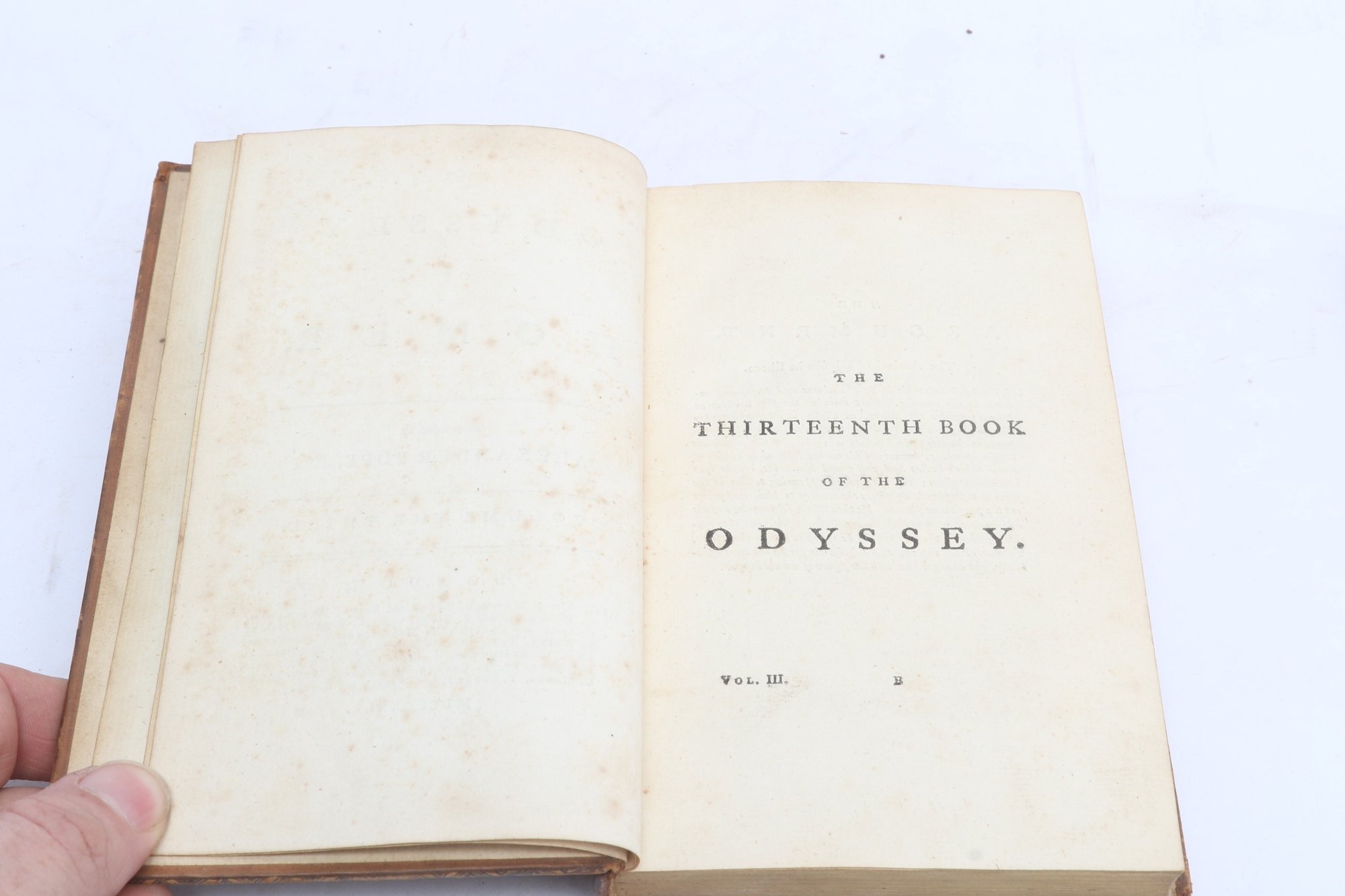 1780 HOMER ODYSSEY ALEXANDER POPE TRANSLATION 4 VOLS FULL LEATHER ...