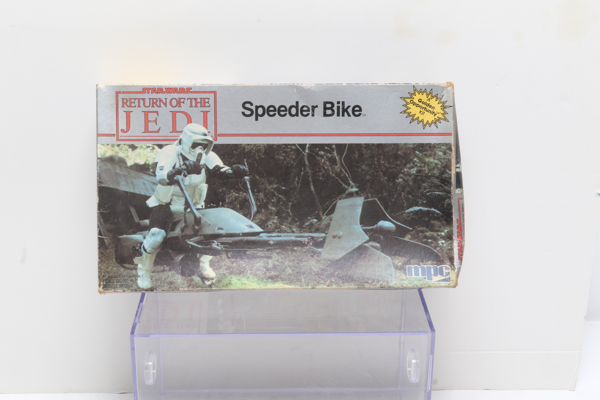 1983 Vintage Star Wars Return Of The Jedi Speeder Bike Model Kit #237398 | Auctionninja.com