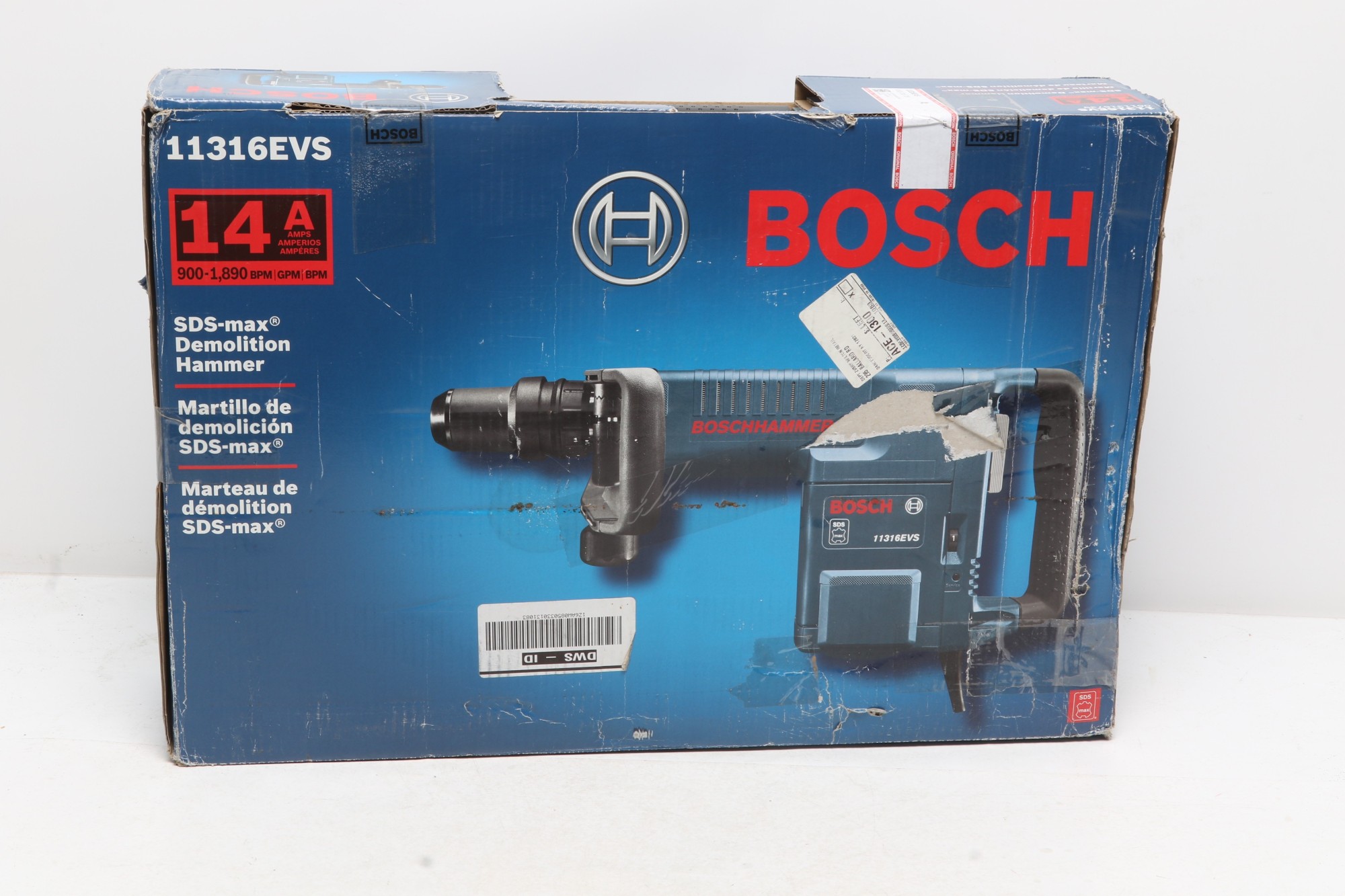 Bosch SDS-Max 14-Amp 1-9/16" Demolition Hammer 11316EVS BRAND NEW #227497 | Auctionninja.com