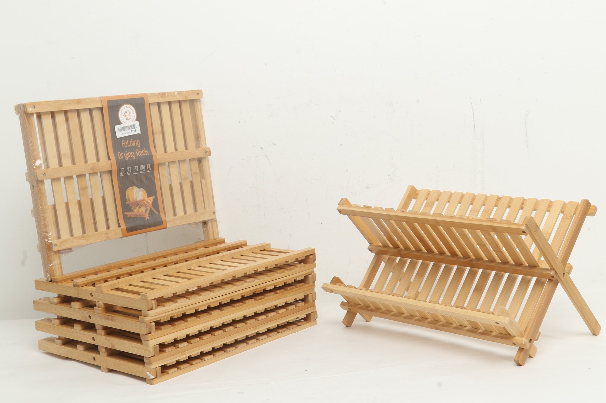 6 Bambusi Collection Folding Drying Rack #193371 | Auctionninja.com