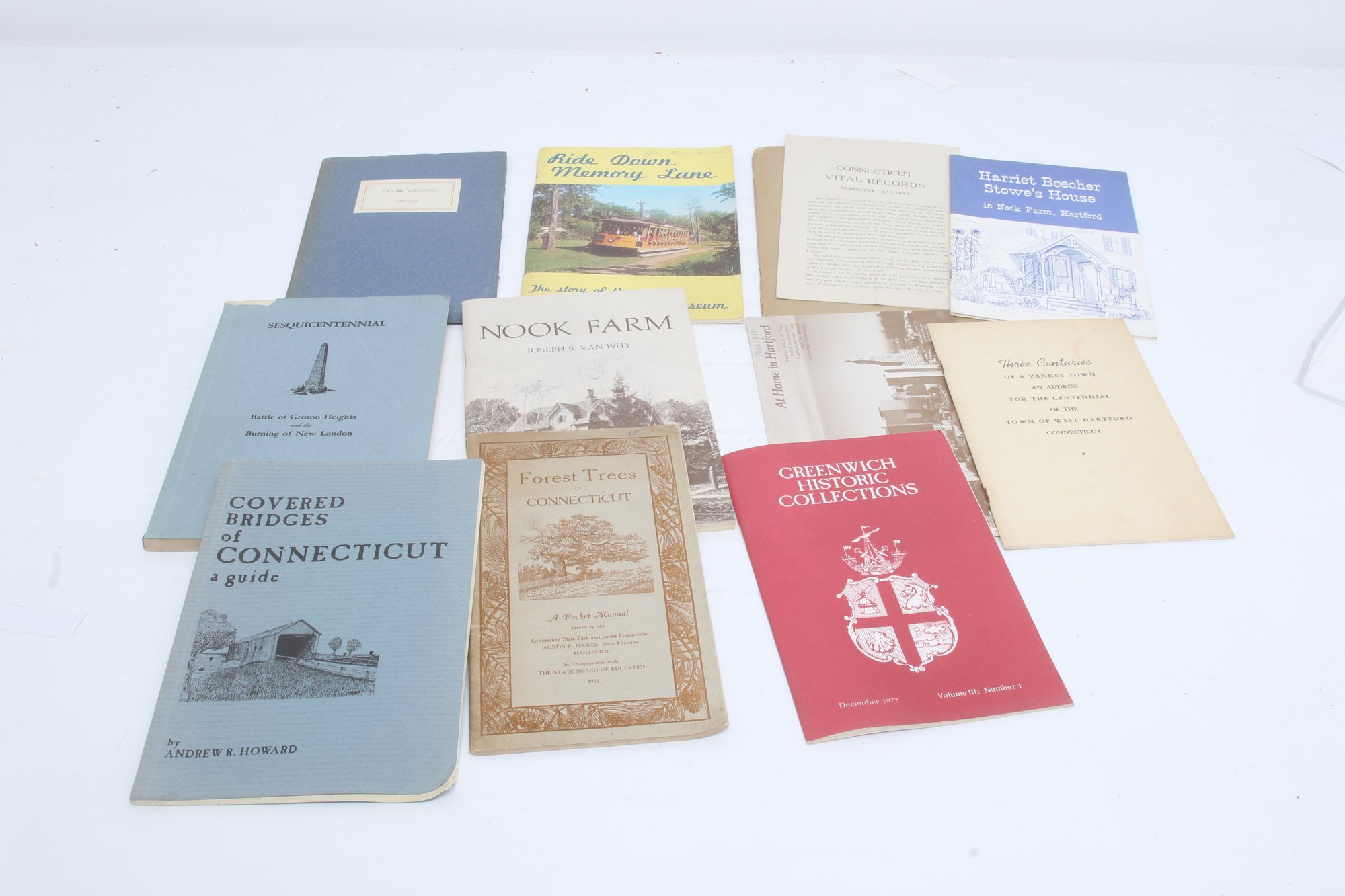 Historical Booklets Including Branford Trolley Museum #202479 ...