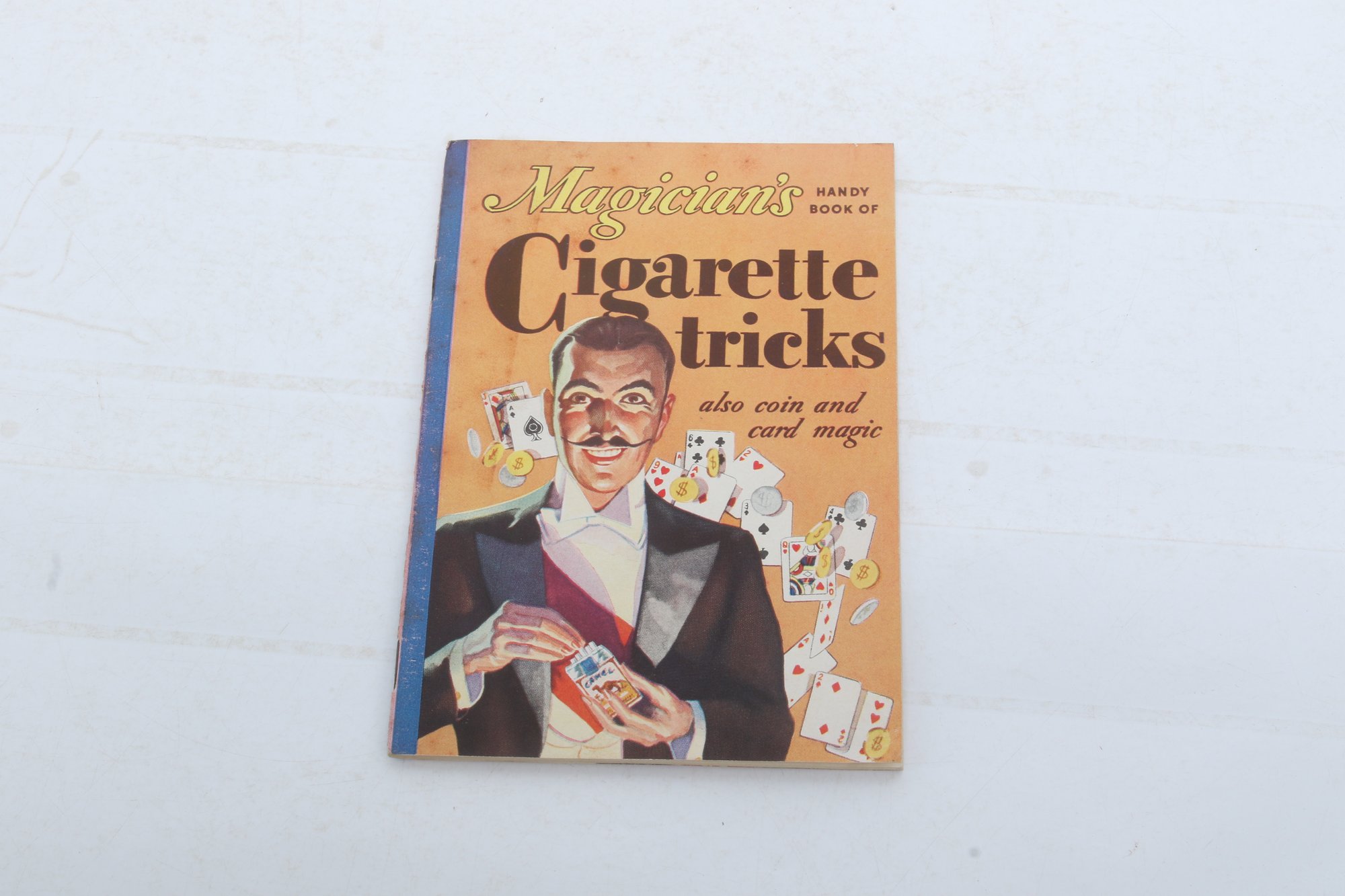 MAGICIAN'S CIGARETTE TRICKS (1933) Color Printed Booklet #202539 ...
