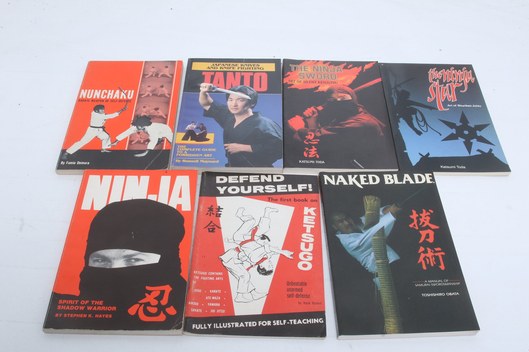 COUNTER-CULTURE Vintage Ninja Books Including Nunchaku Swordsmanship ...