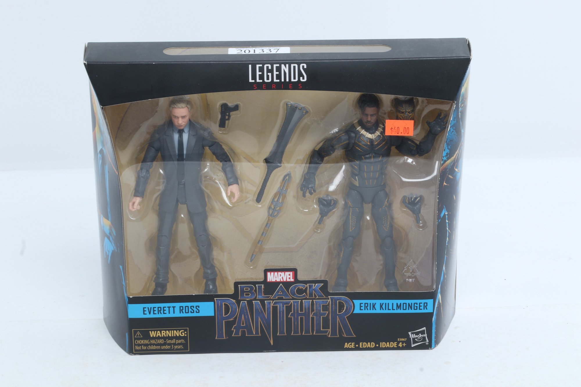 Marvel Legends Black Panther Everett Ross And Erik Killmonger #201337 ...