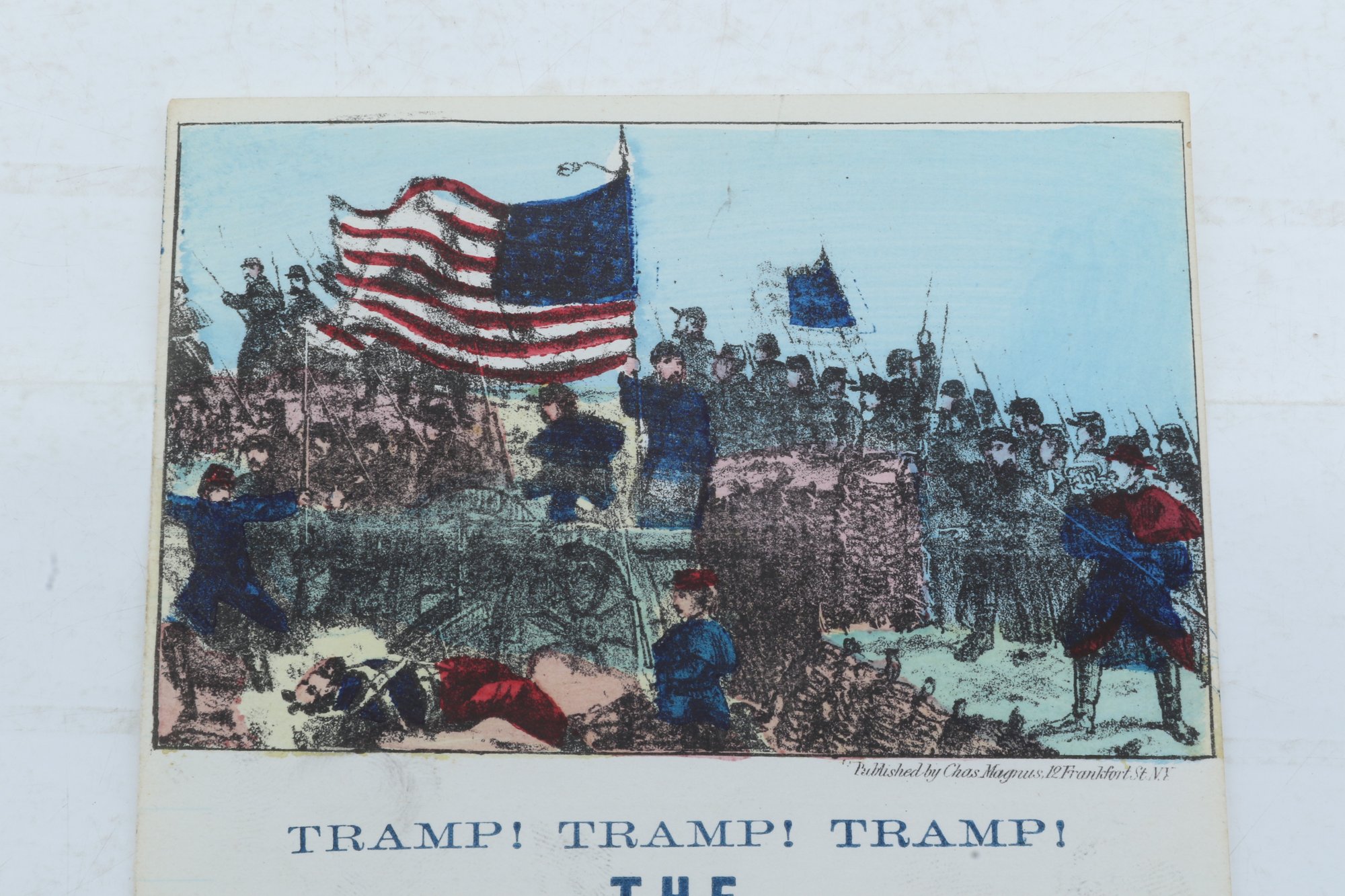 Civil War 5x8 Song Broadside Tramp! Tramp! Tramp!: The Prisoners' Hope ...