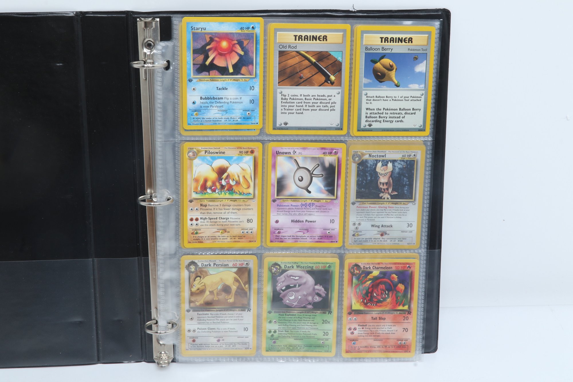 Pokemon Binder Lot Of Mostly First Edition Cards. #216035 ...