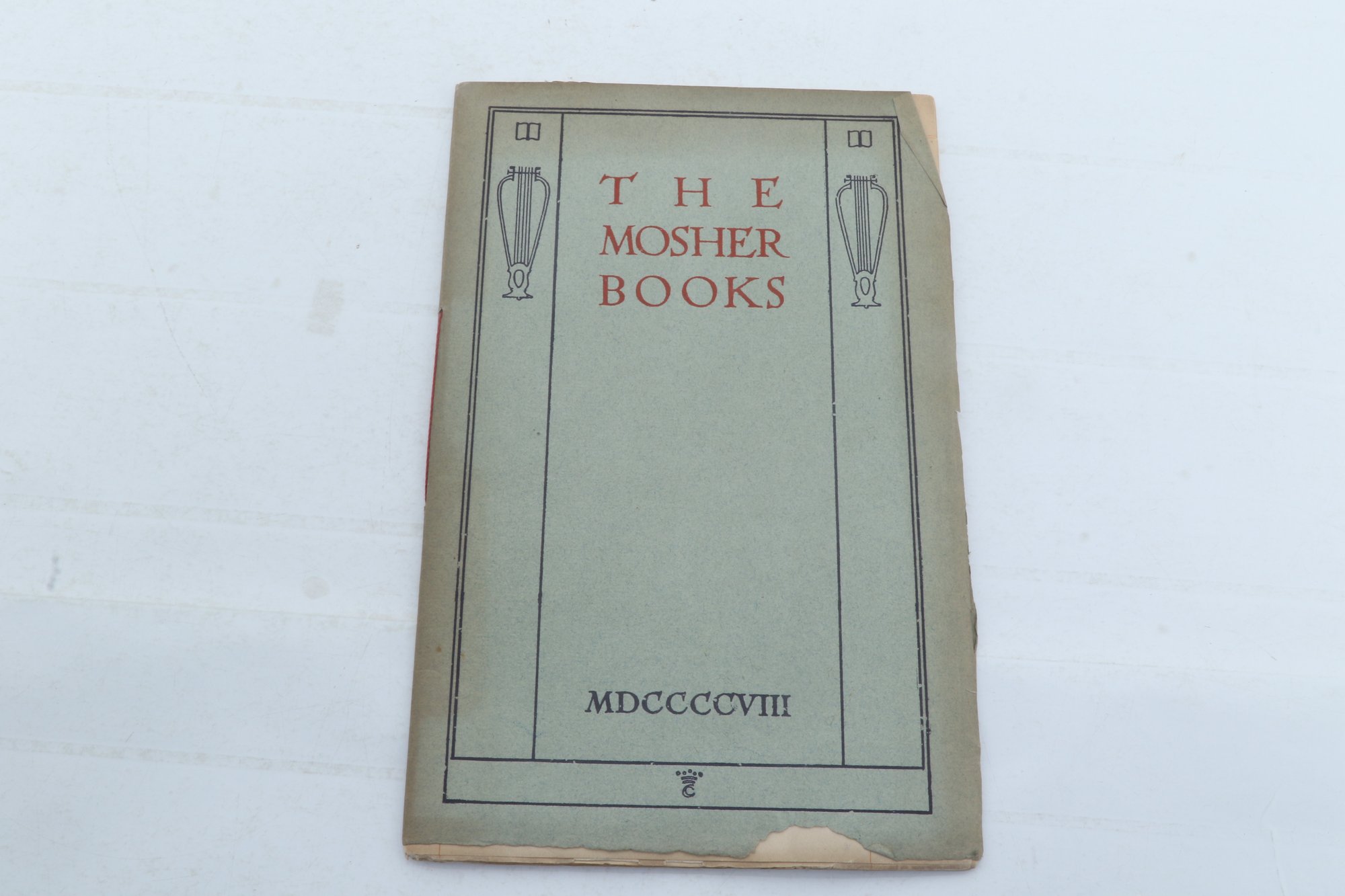 1908 Catalog The Mosher Books: A List Of Books In Belles Lettres Issued ...
