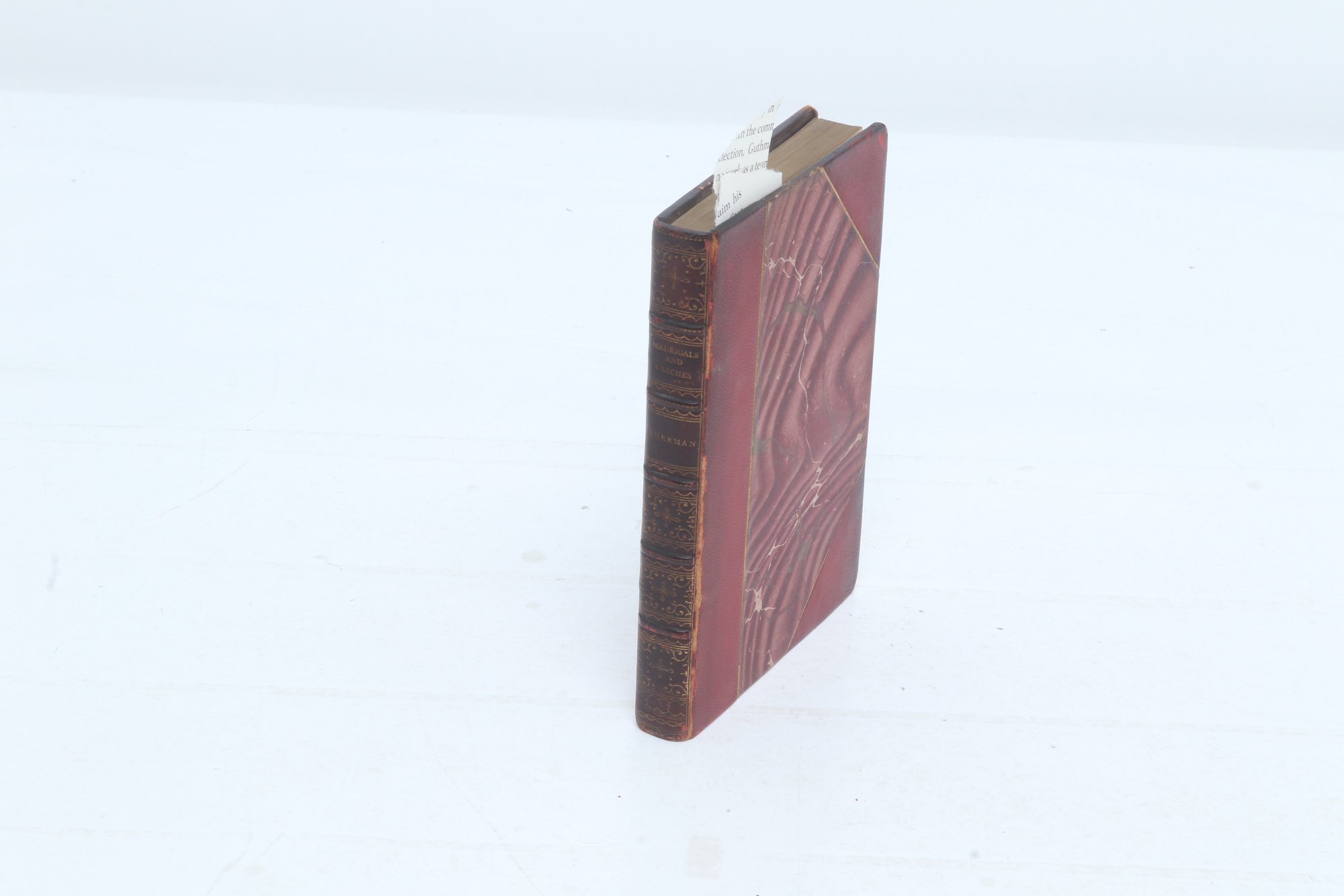 Leather Binding 1887 Madrigals And Catches By Frank Dempster Sherman ...