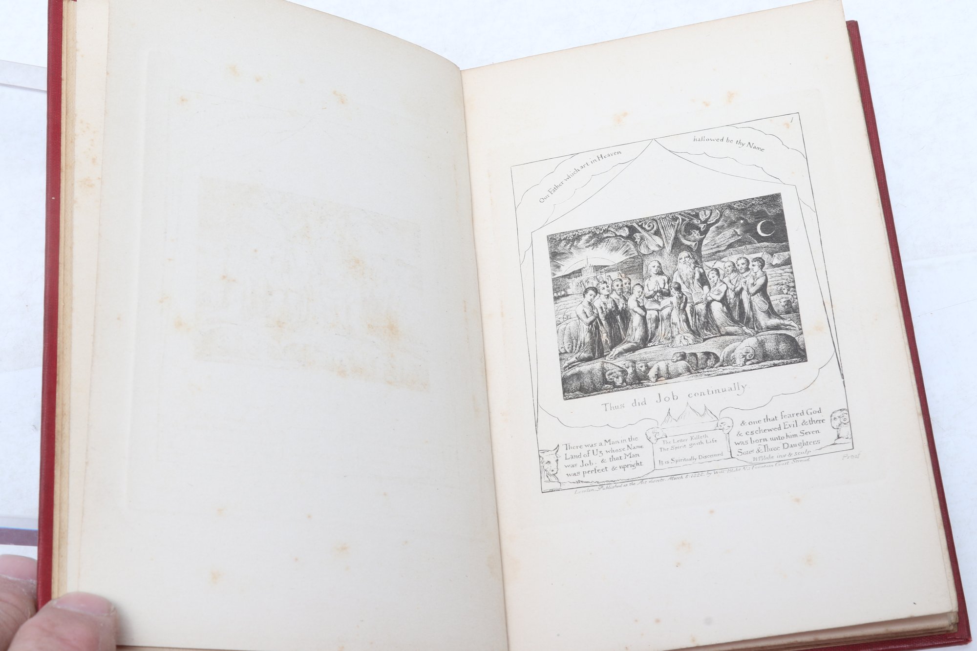 Illustrations Of The Book Of Job, Invented And Engraved By William ...