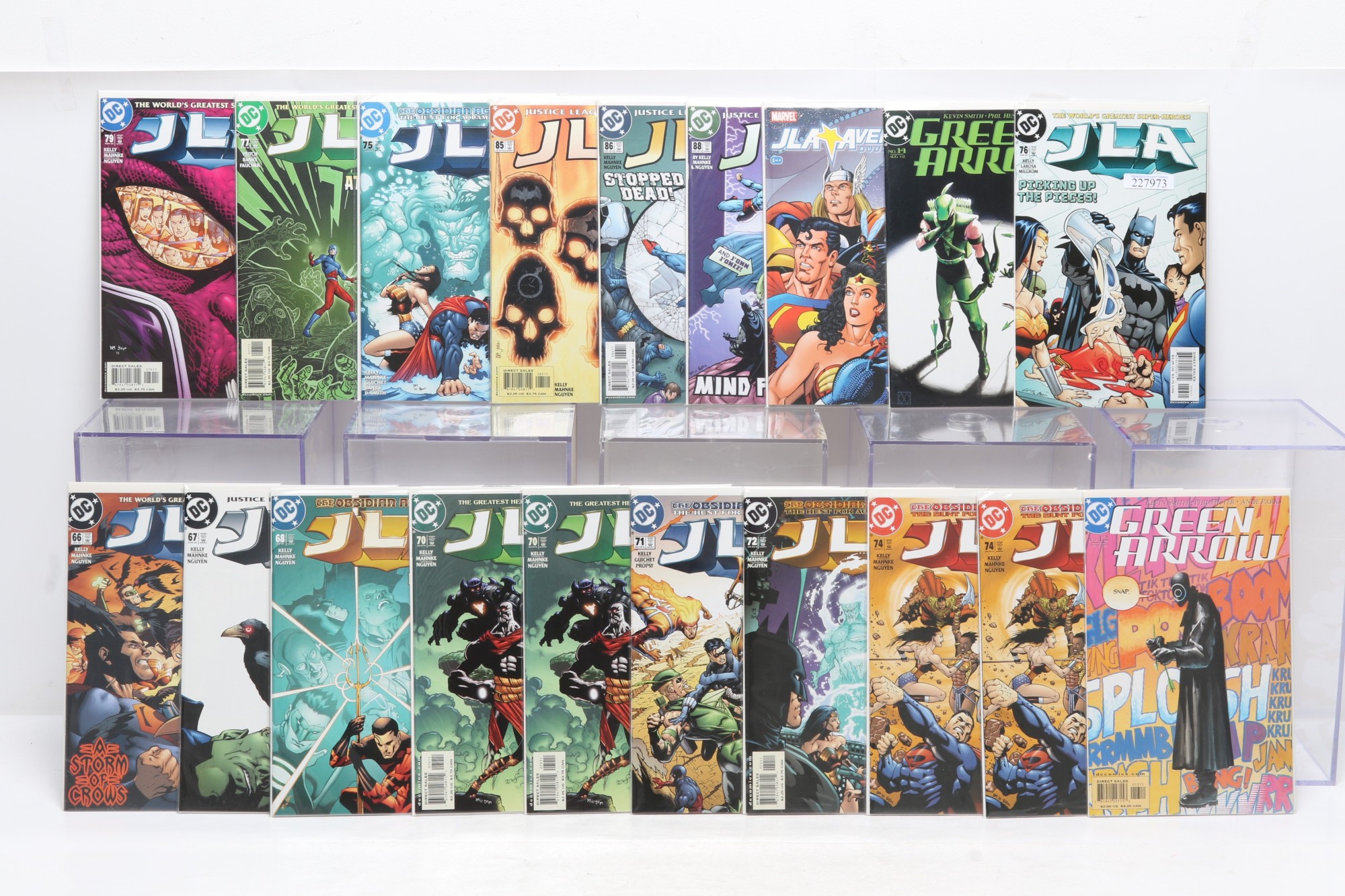 DC Comics JLA Justice League Lot Of 17 Issues Plus Green Arrow Lot Of 2 ...