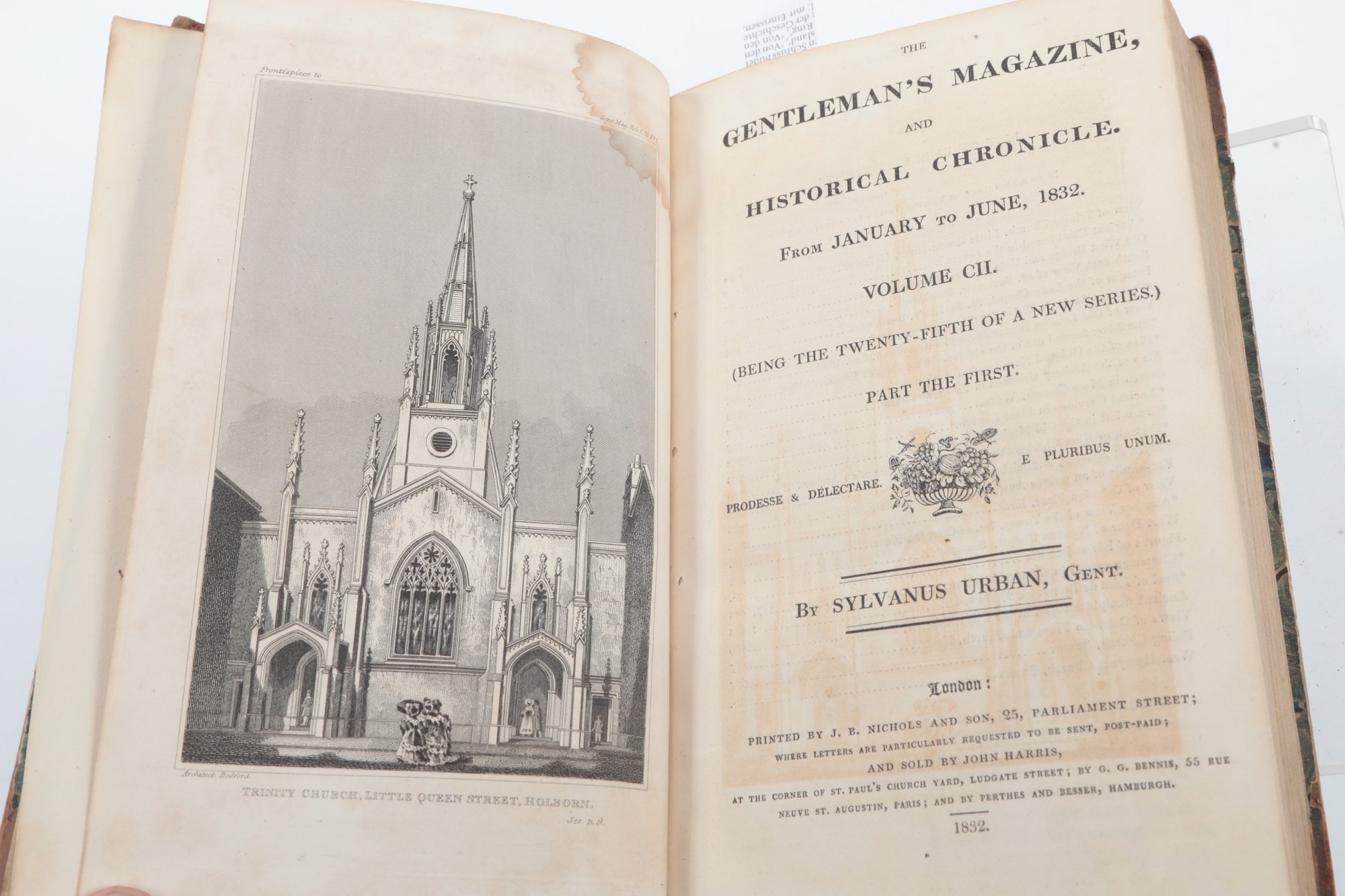 1832 GENTLEMAN'S MAGAZINE All Plates Present #210360 | Auctionninja.com