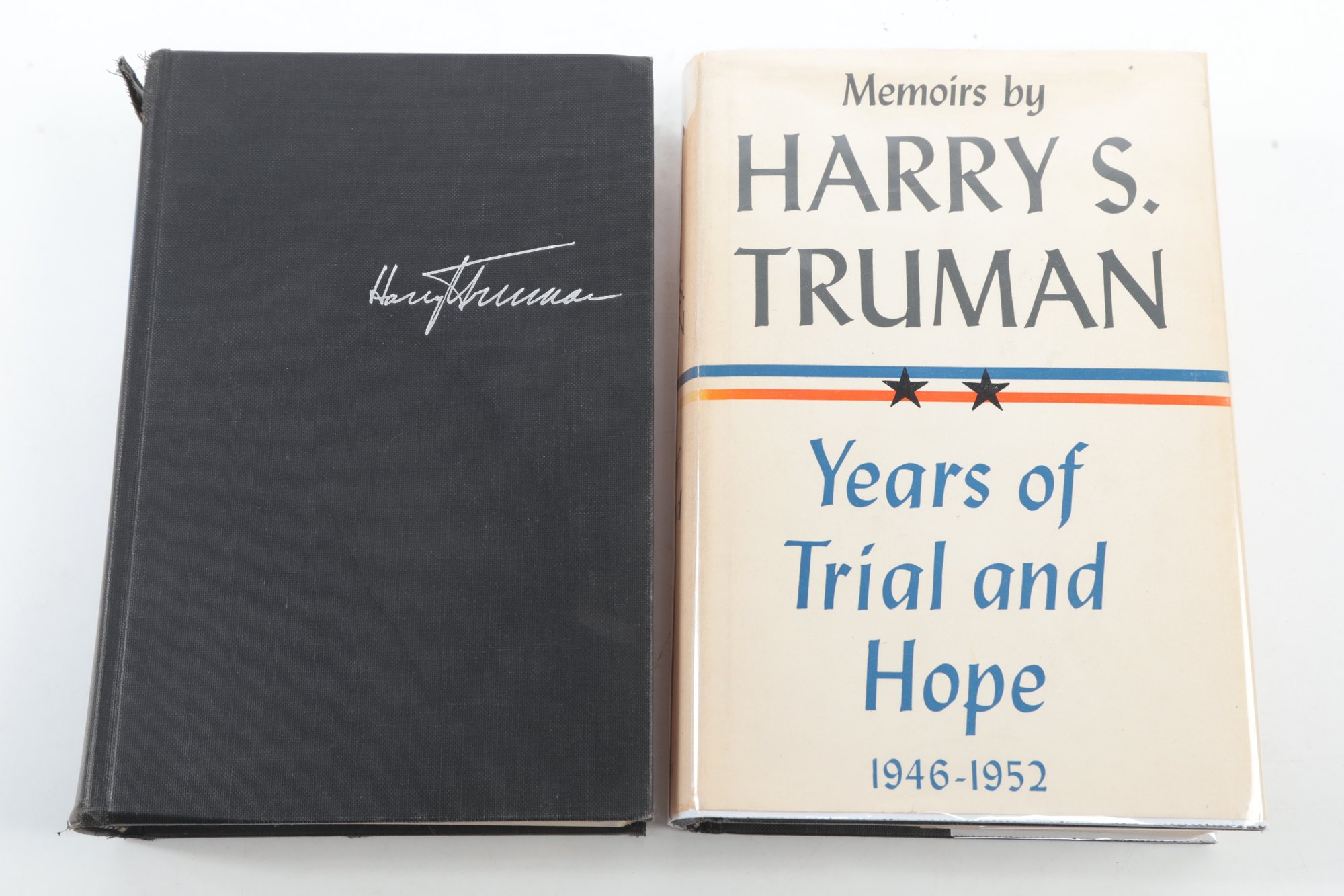 Inscribed By Harry Truman Memoirs By Harry S. Truman, 2 Volumes Years ...