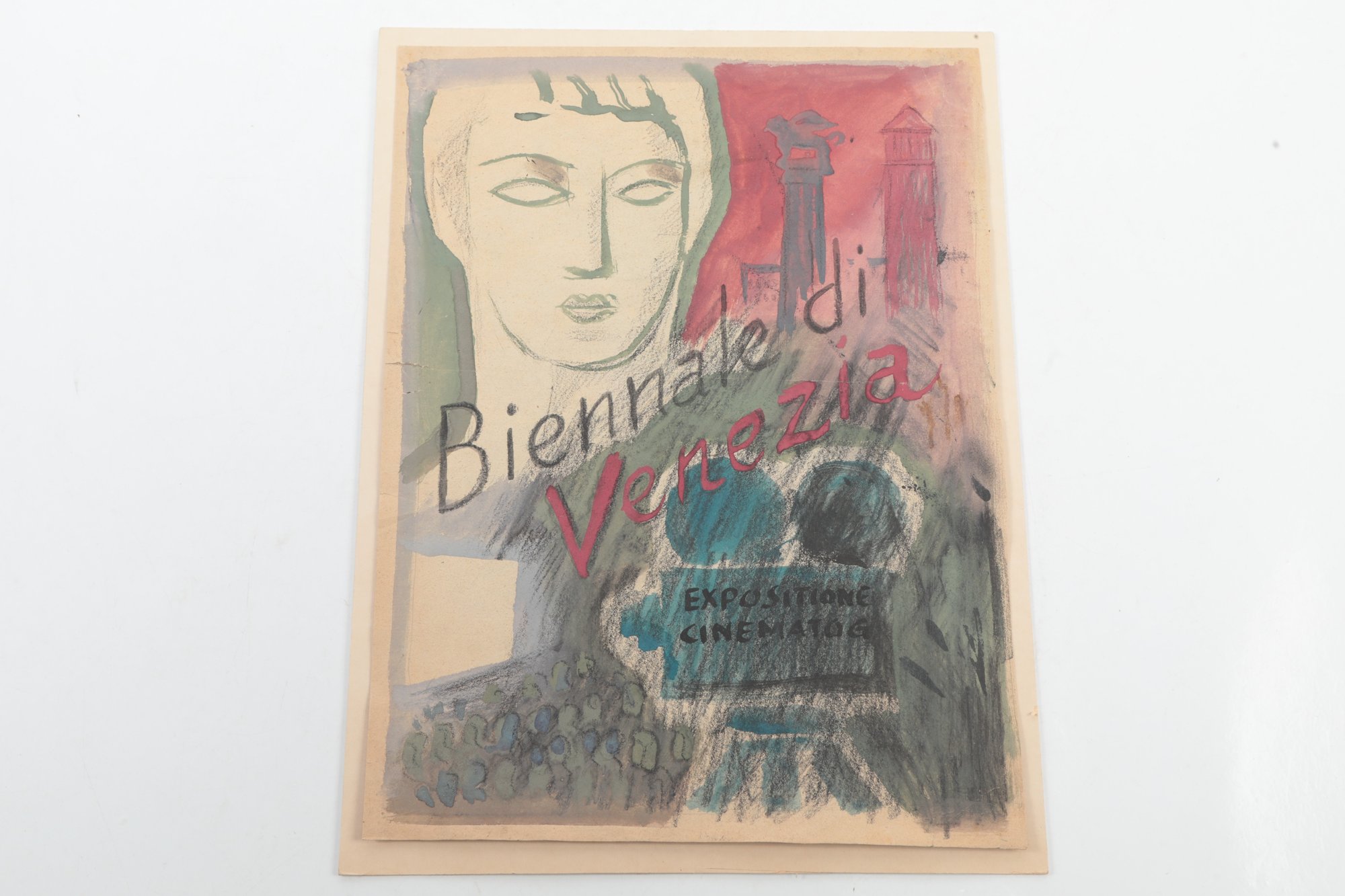 ORIGINAL ART Venice Biennale Di Venezia Expositione Cinema Poster ...
