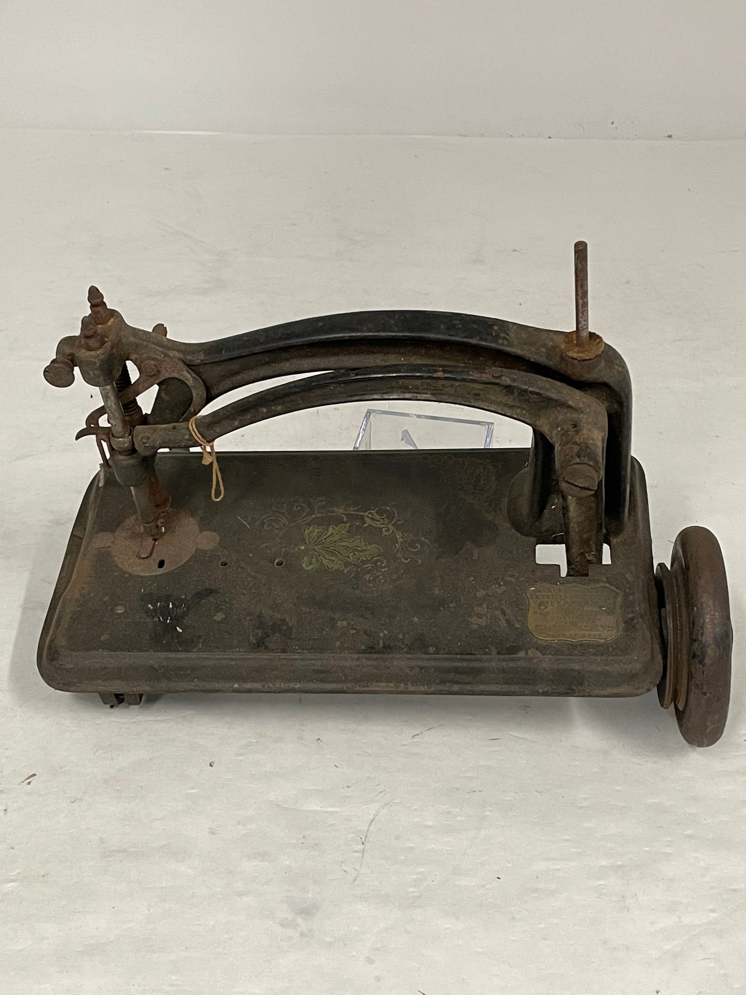 Rare Antique Cast Iron Seeing Machine Manufactured By American Button ...