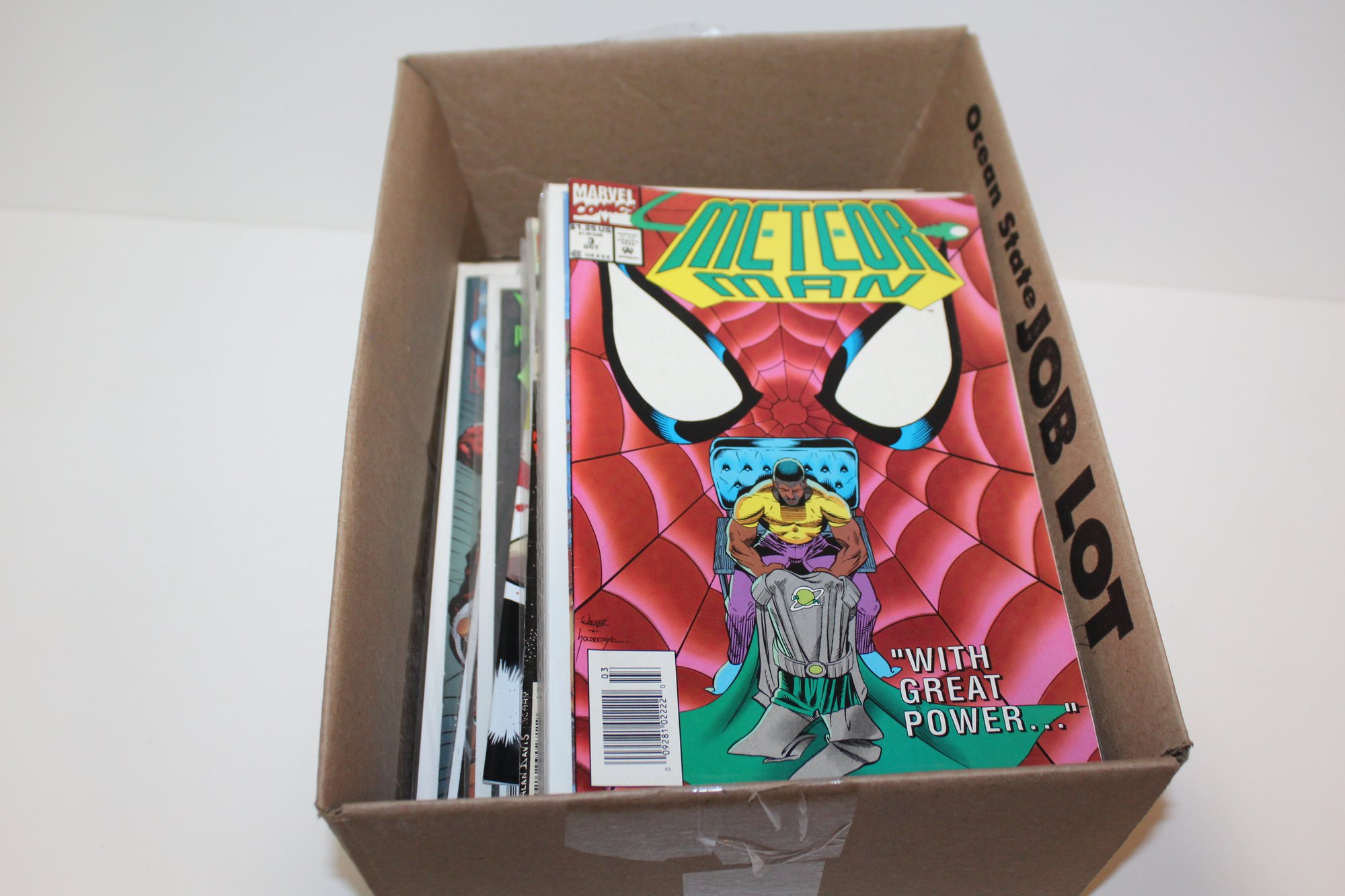 60 Comic Count Box - Marvel - Image - Valiant - DC - Dreadstar - Atari ...