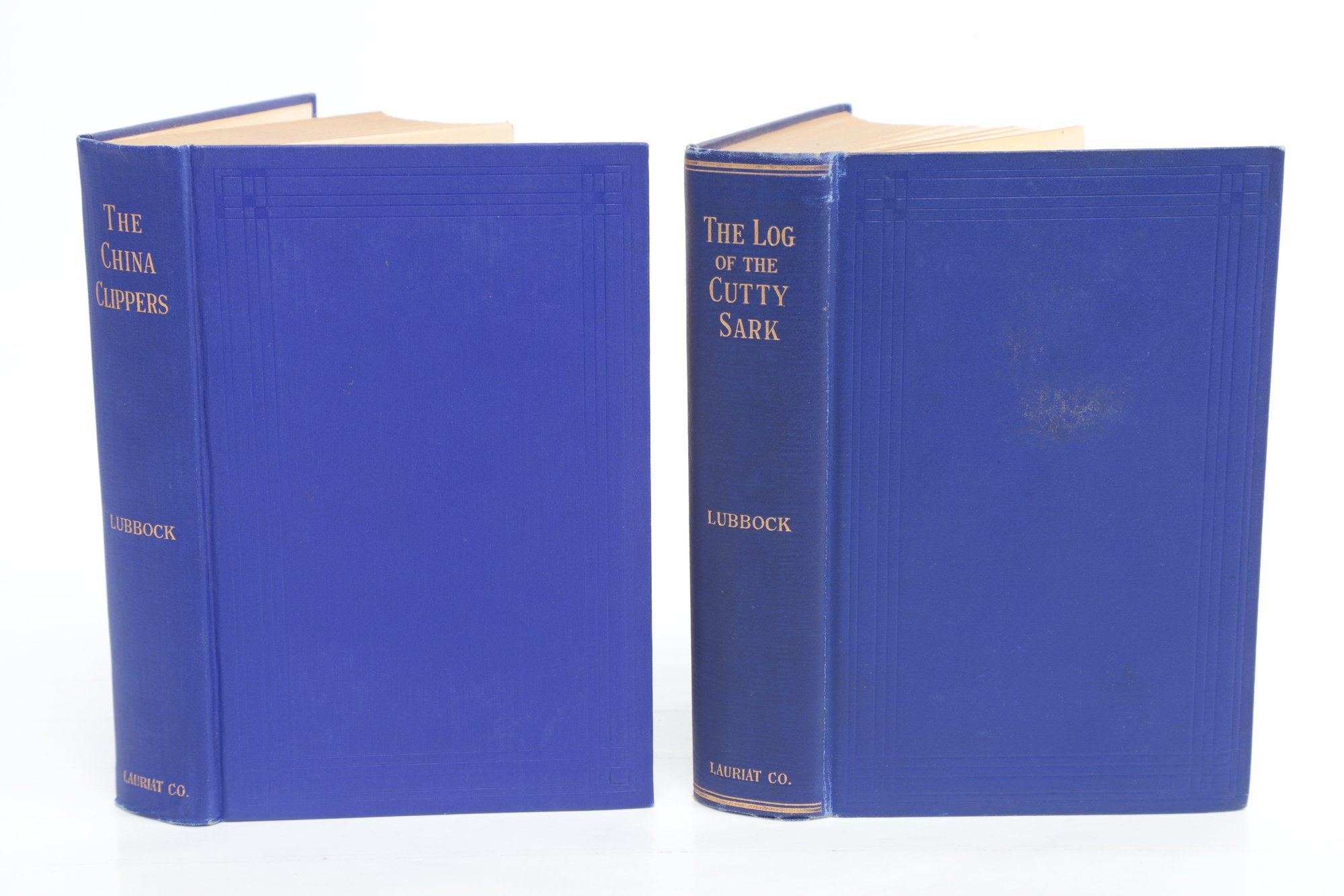 2 BOOKS BY LUBBOCK , THE CHINA CLIPPERS & THE LOG OF THE CUTTY SARK ...