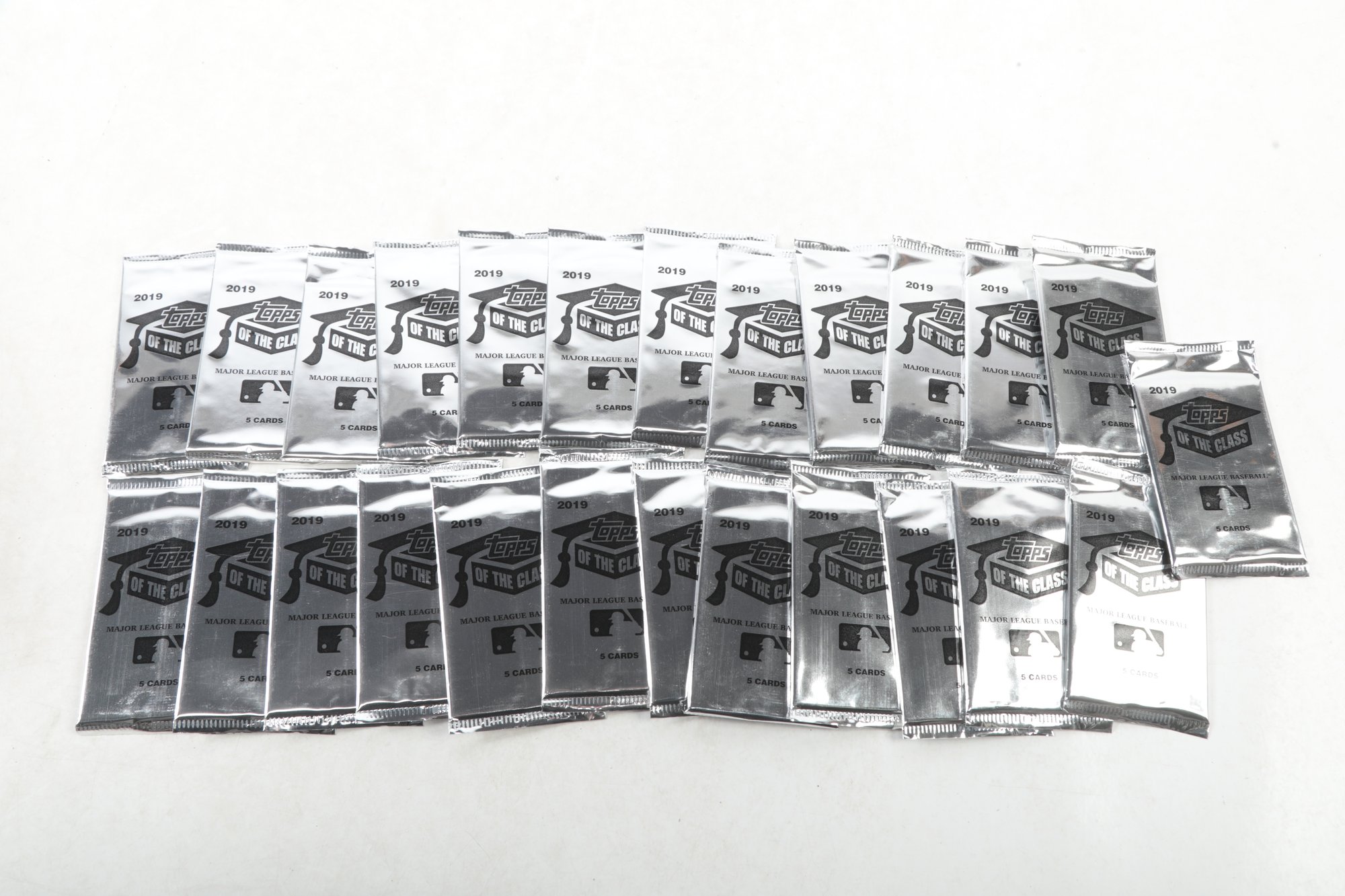 2019 Baseball Pack Lot Of 25 Topps Of The Class Silver Packs Loaded W ...