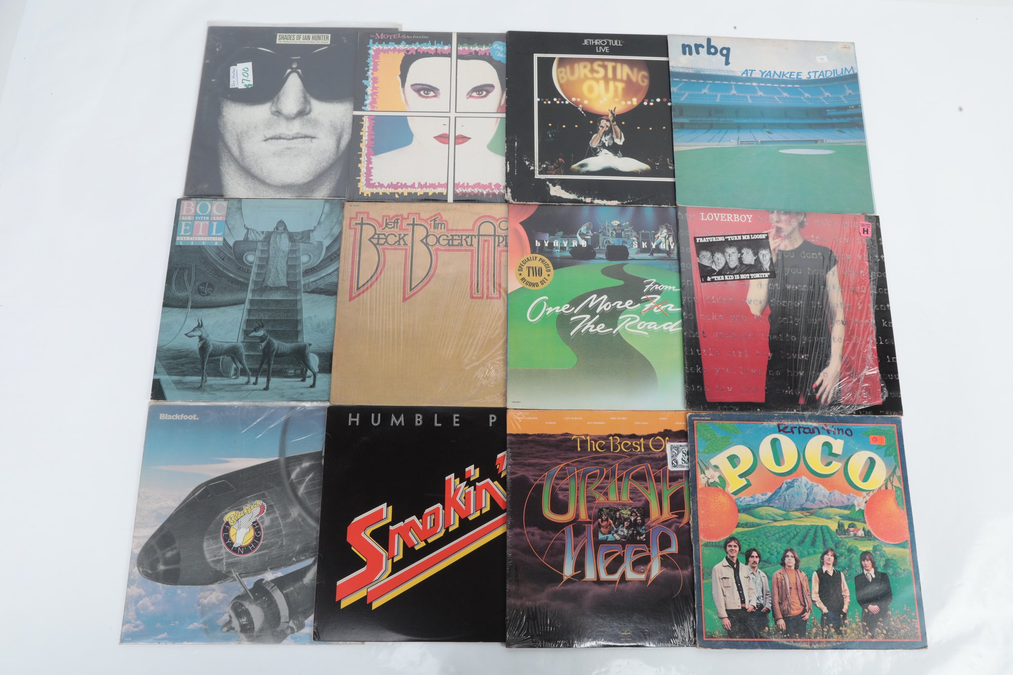 15 Mixed Vinyl Records: Blackfoot, Humble Pie, POCO, Blue Oyster Colt, Jethro Tull & More ...
