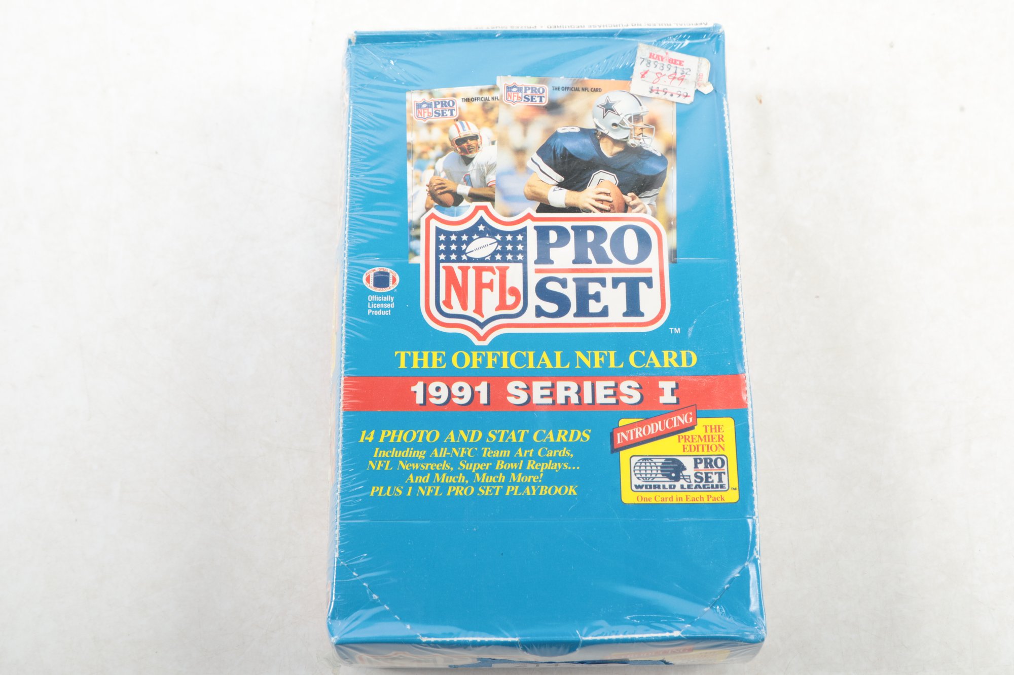 1991 Pro Set Football Sealed Box Series 1 - 36 Wax Packs Loaded With ...